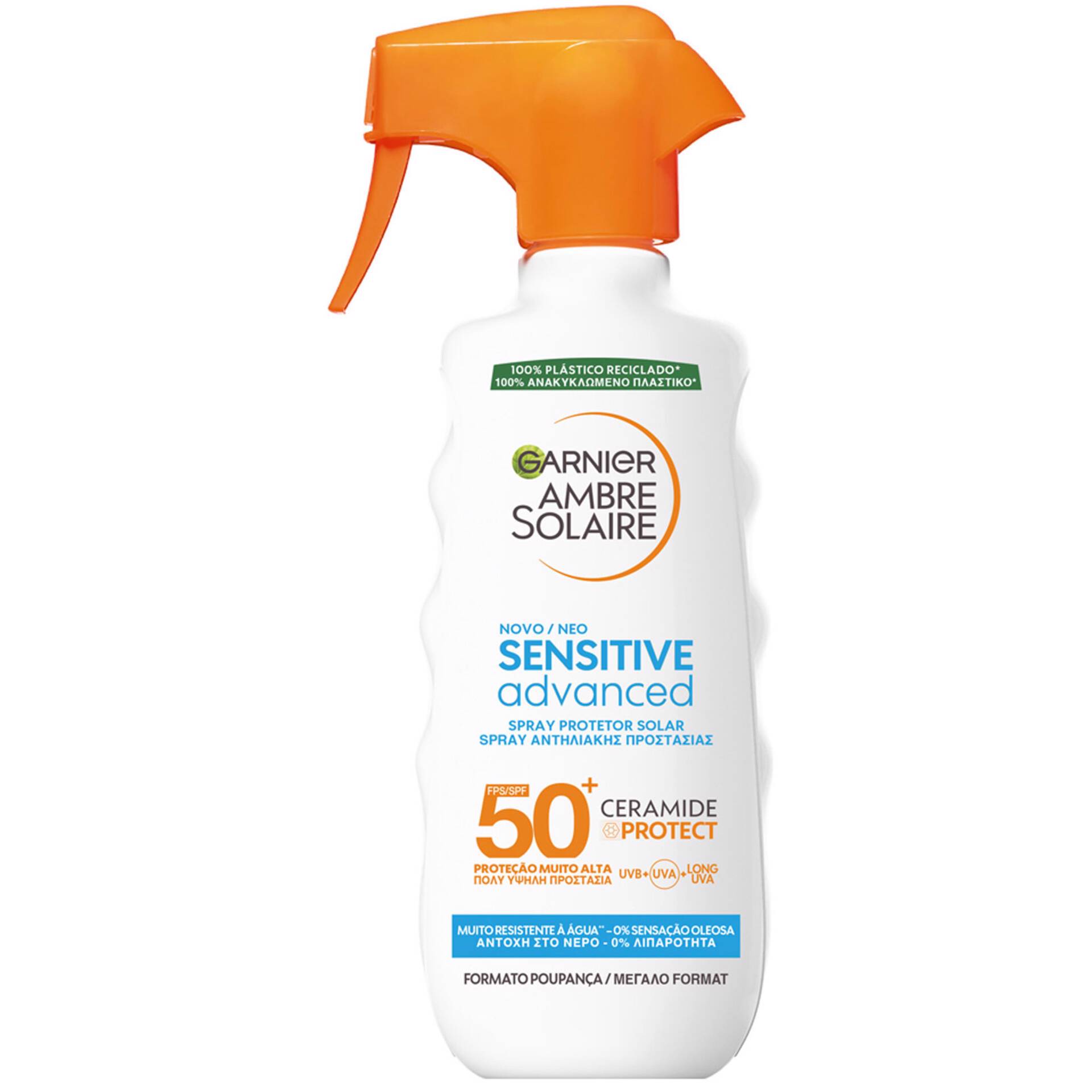 Protetor Solar Spray Ambre Solaire Sensitive Advanced FPS 50+ Garnier ...