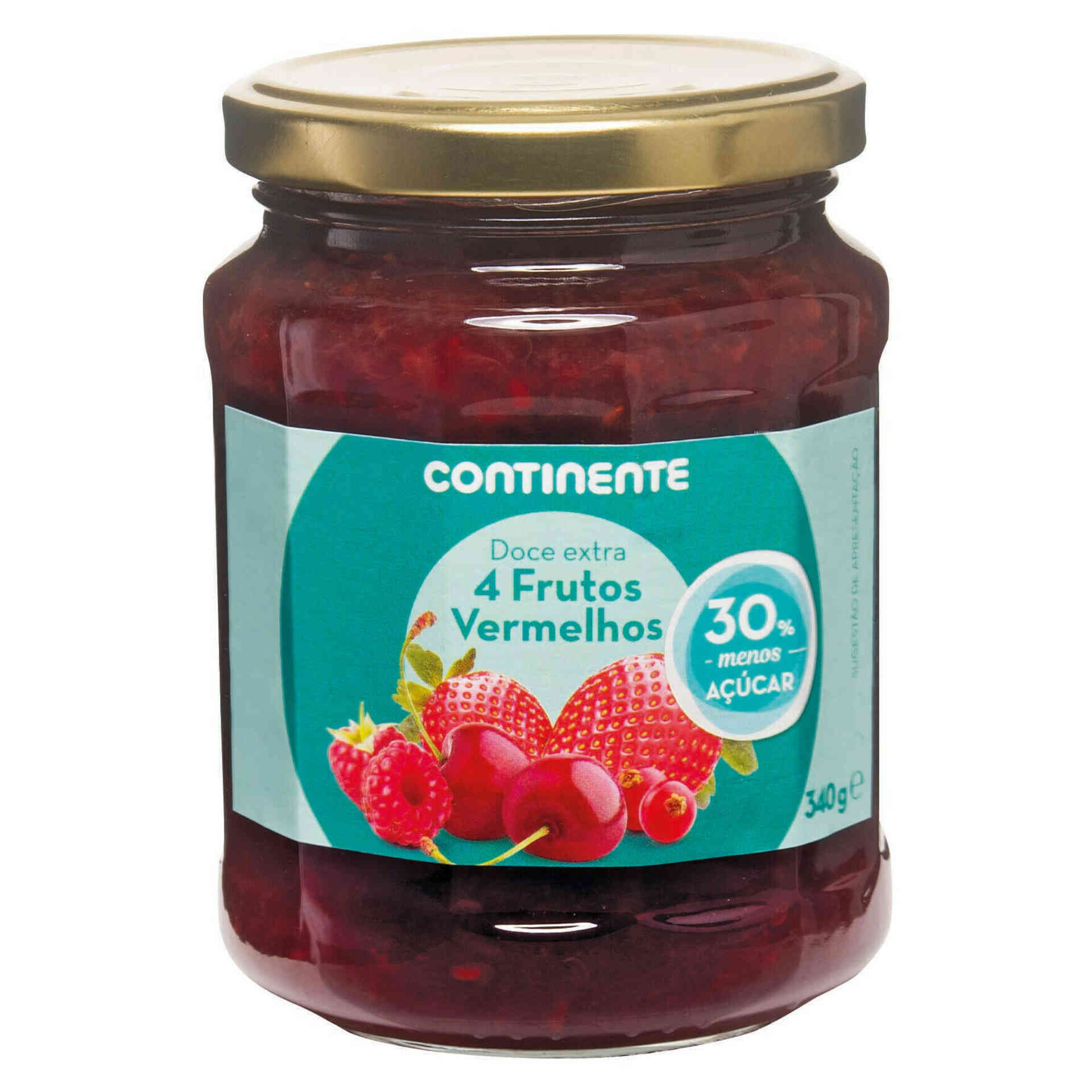 Doce Frutos Vermelhos -30% Açúcares Continente | Continente Online