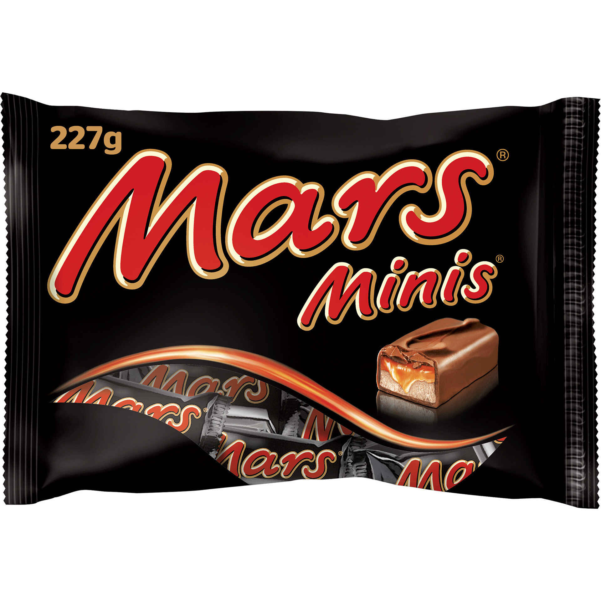 Snack de Chocolate com Caramelo Mini Mars - emb. 227 gr | Continente Online