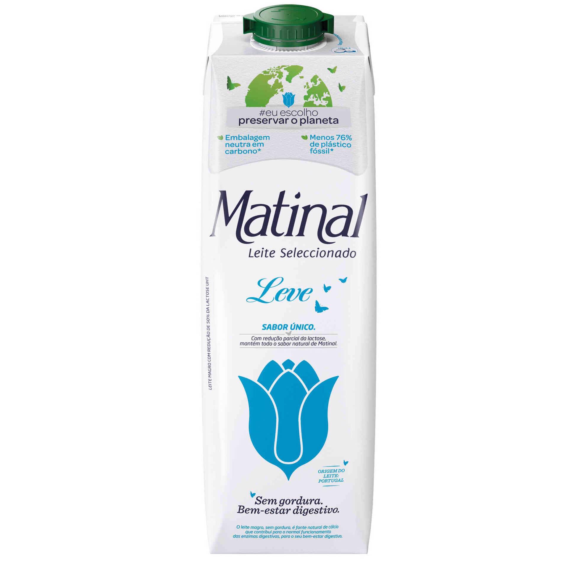 Leite UHT Selecionado Leve Matinal - emb. 1 lt | Continente Online