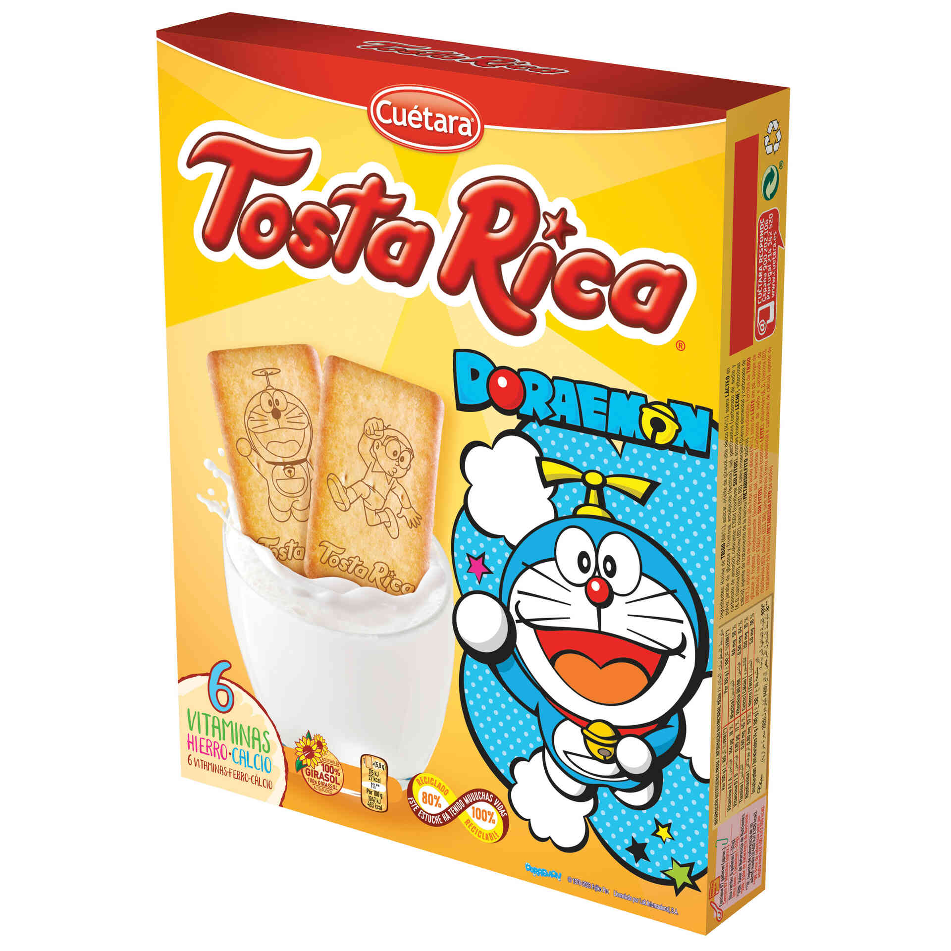 Bolachas Tosta Rica emb. 570 gr - Cuétara | Continente