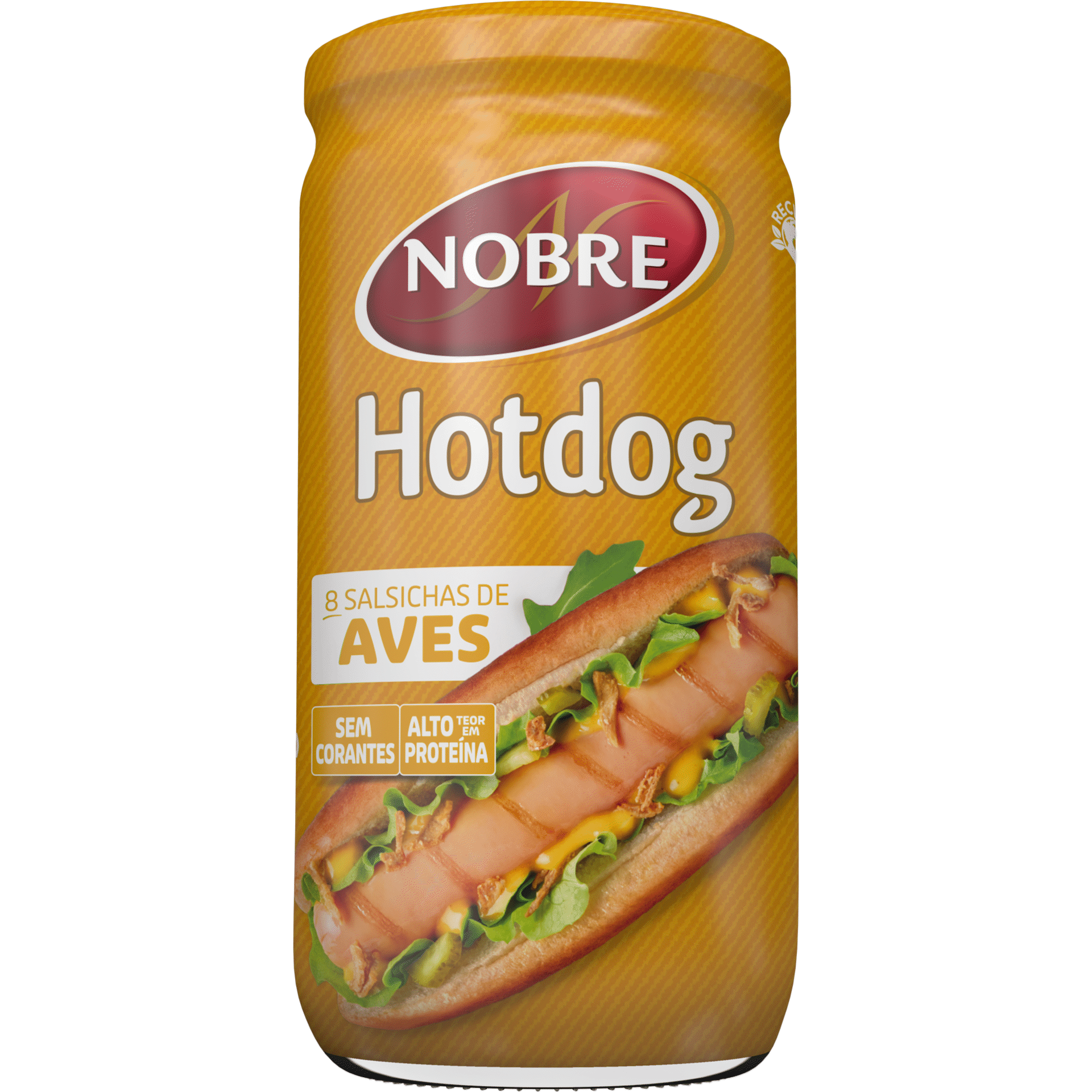 Salsichas de Aves Hot Dog Frasco 8 un Nobre | Continente Online