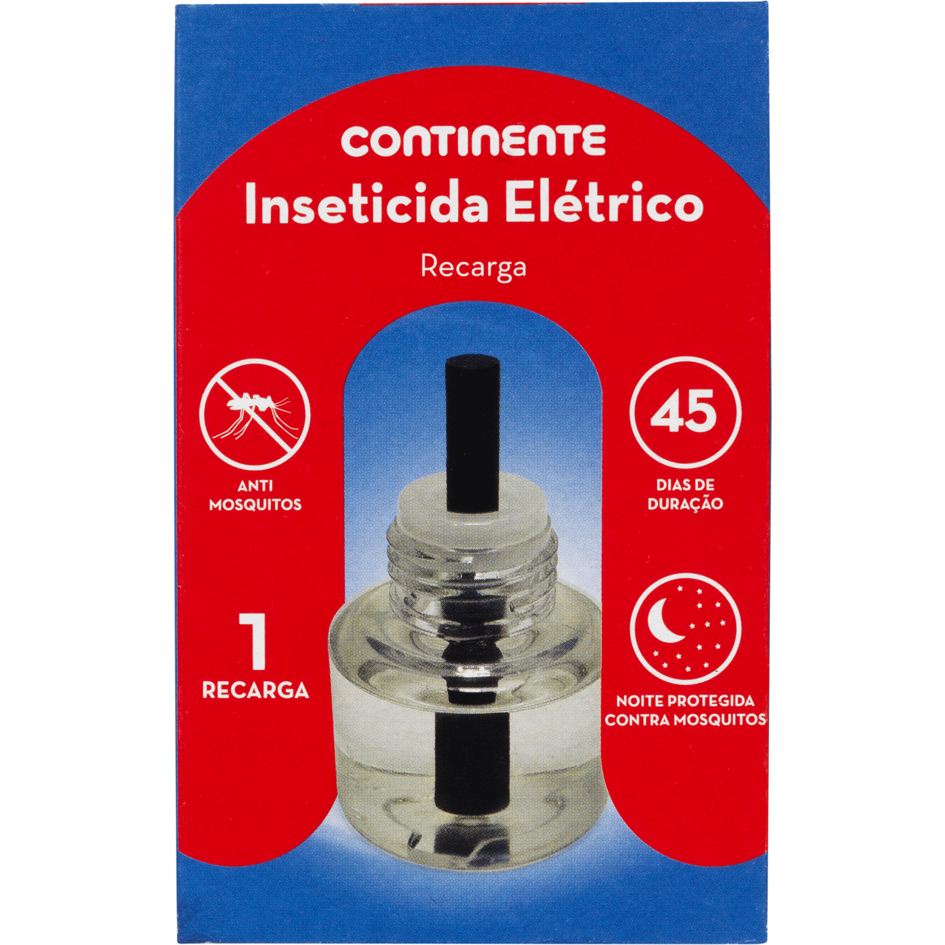 Inseticida Elétrico Recarga Melgas e Mosquitos Continente - 45 Noites ...