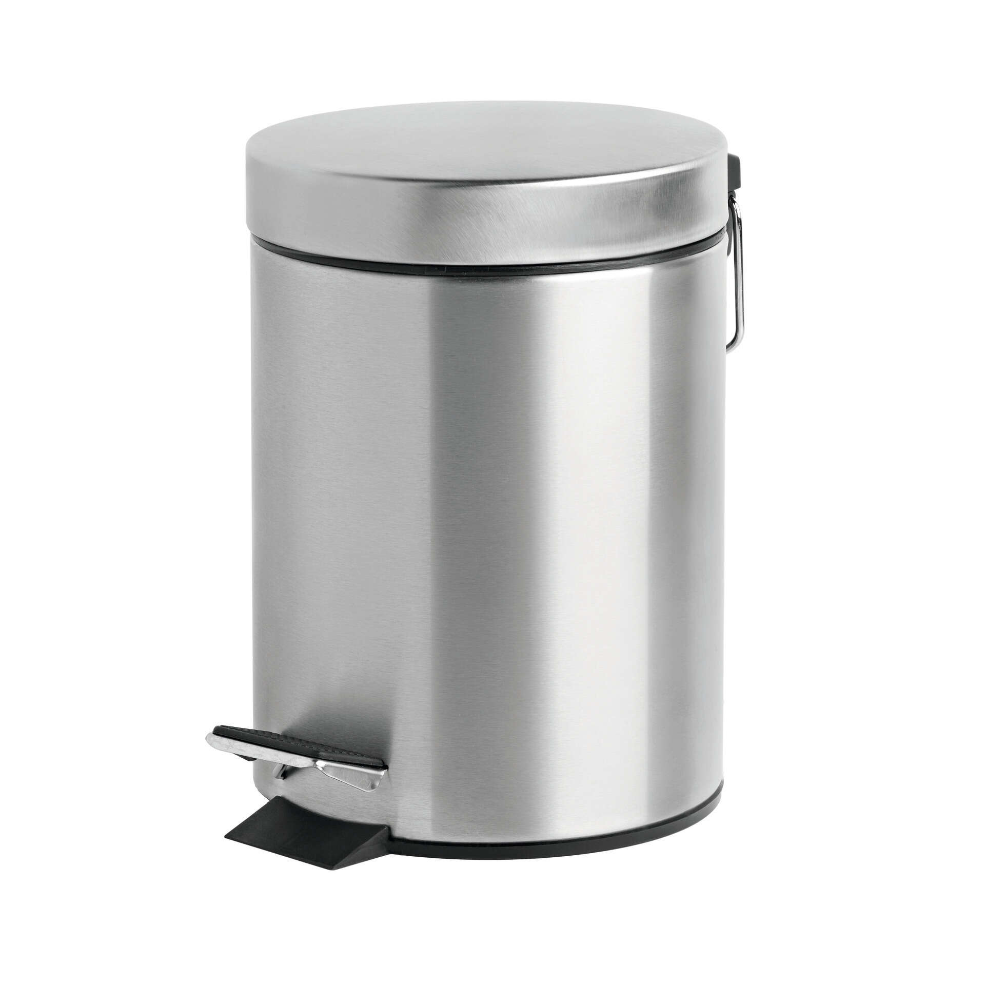 Balde WC Inox Escovado 3L Cinza Kasa - 1 un | Continente Online