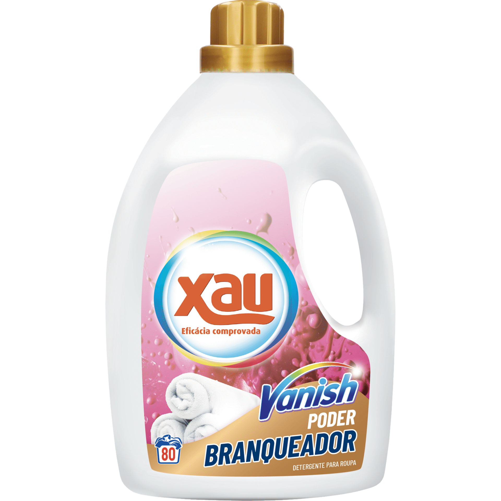 Detergente Máquina Roupa Líquido +Vanish Branqueador Xau - 80 doses ...
