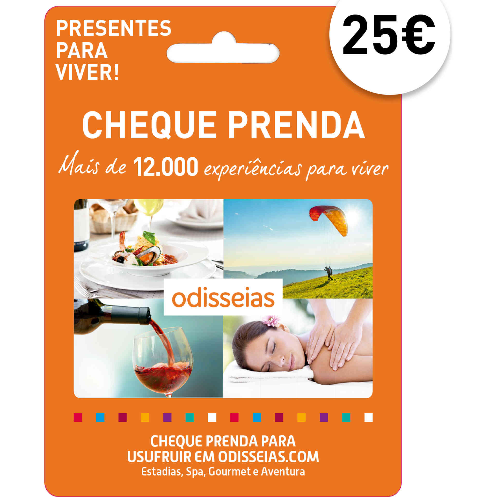 Cheque Prenda 25€ Odisseias | Continente Online