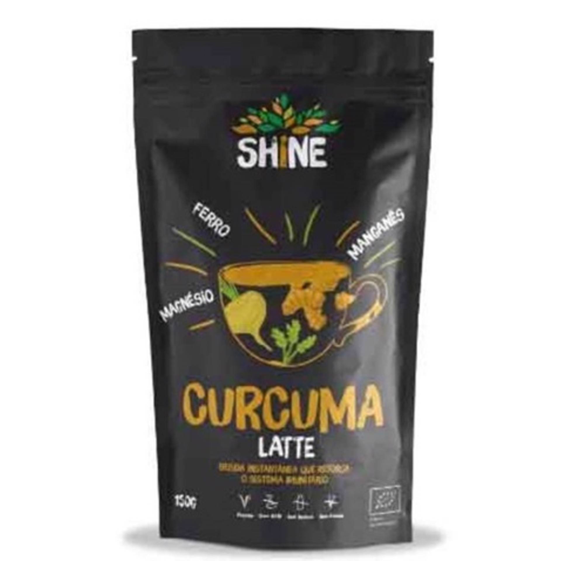 Curcuma Latte sem Glúten Shine - emb. 150 gr | Continente Online
