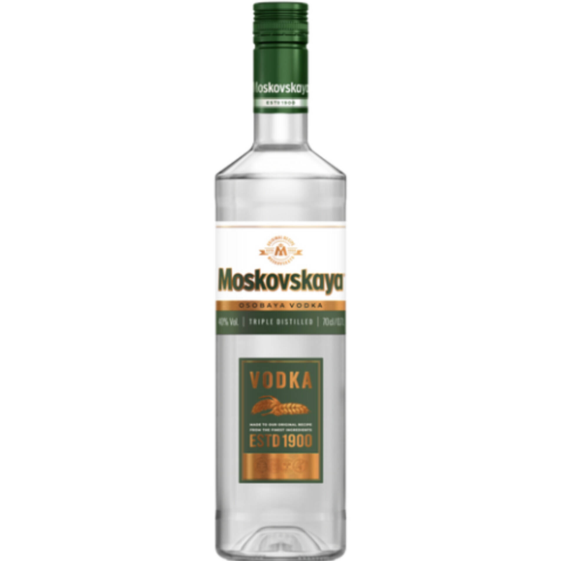 Vodka Moskovskaya | Continente Online