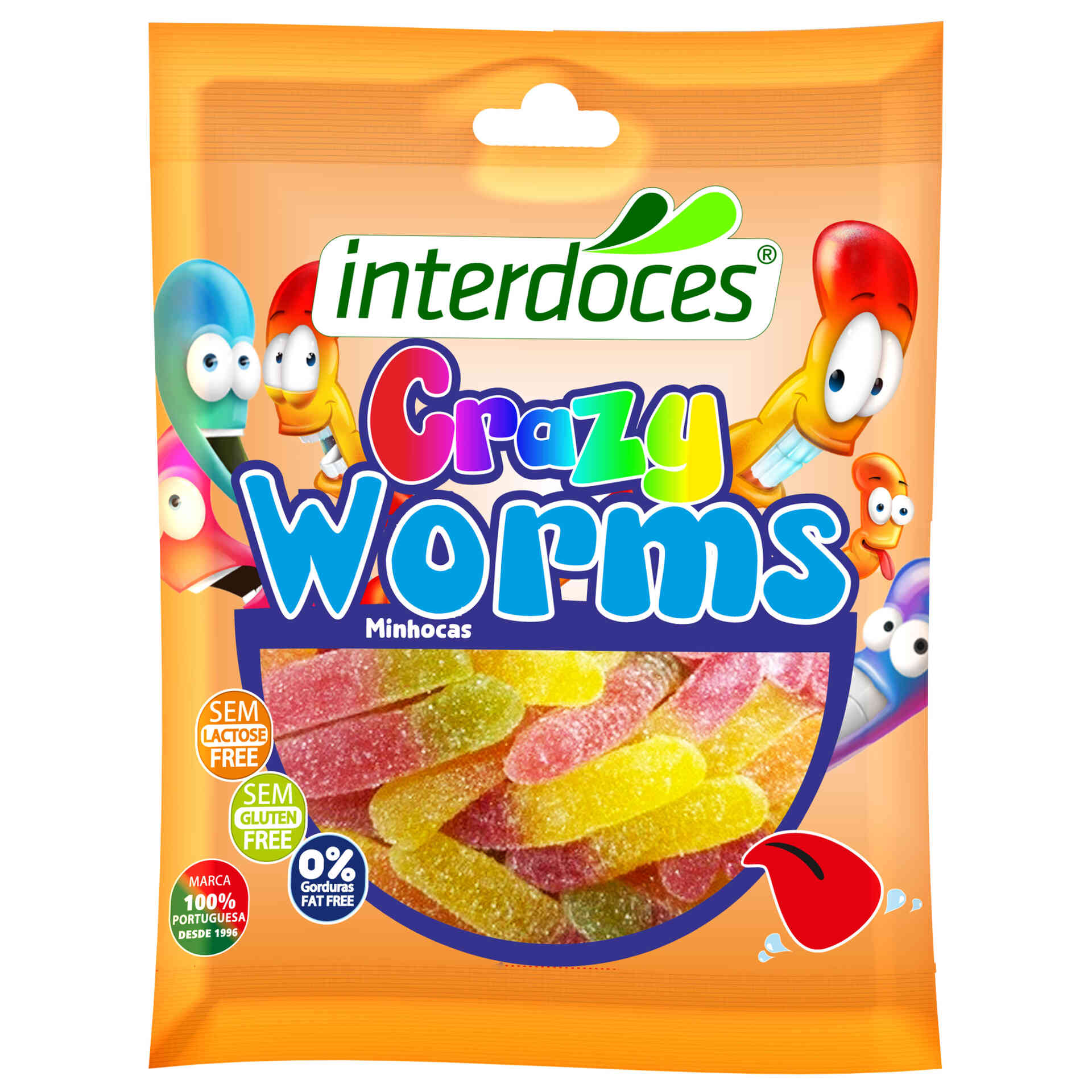 Gomas Minhocas Ácidas Interdoces | Continente Online