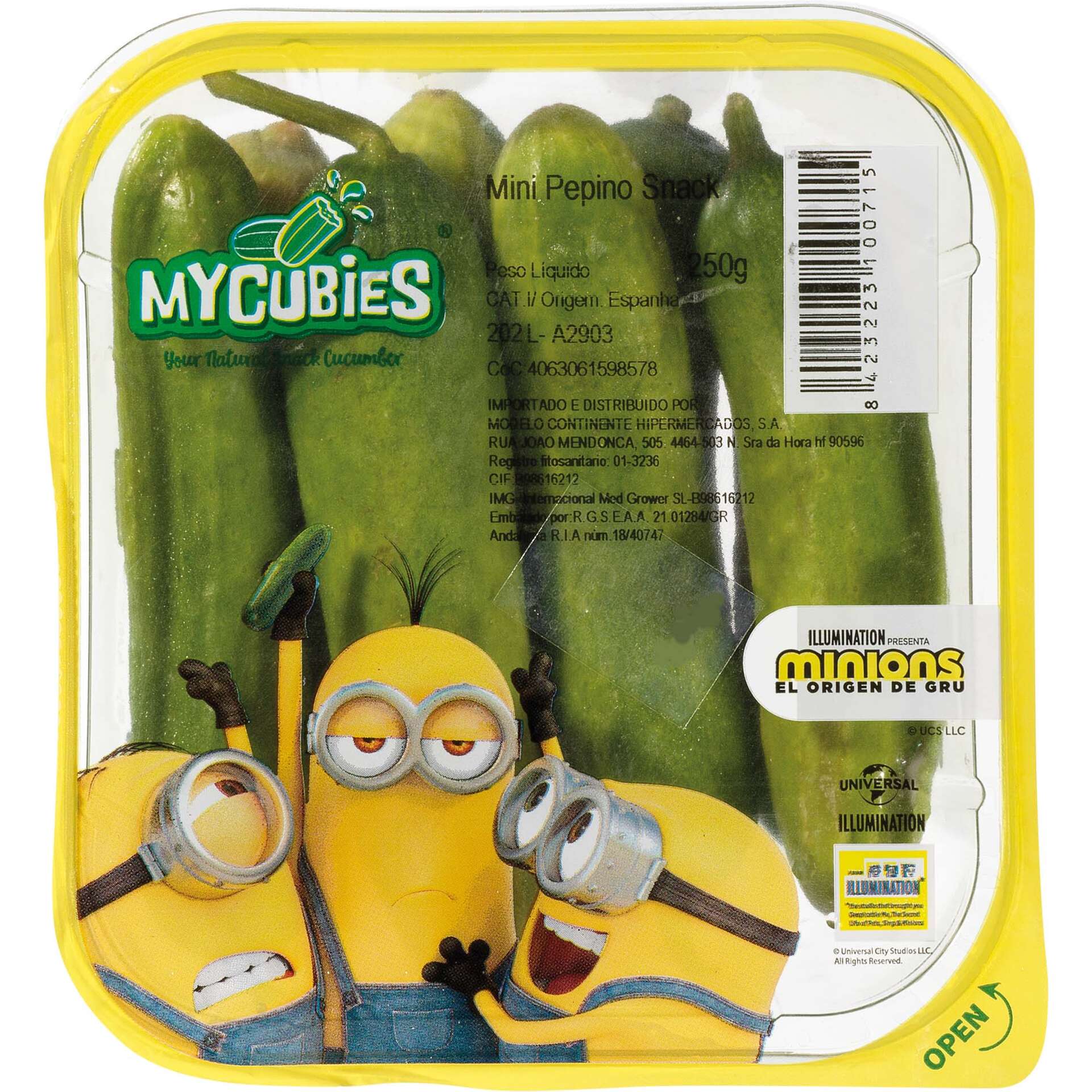 Snack Mini Pepino My Cubies - emb. 250 gr | Continente Online
