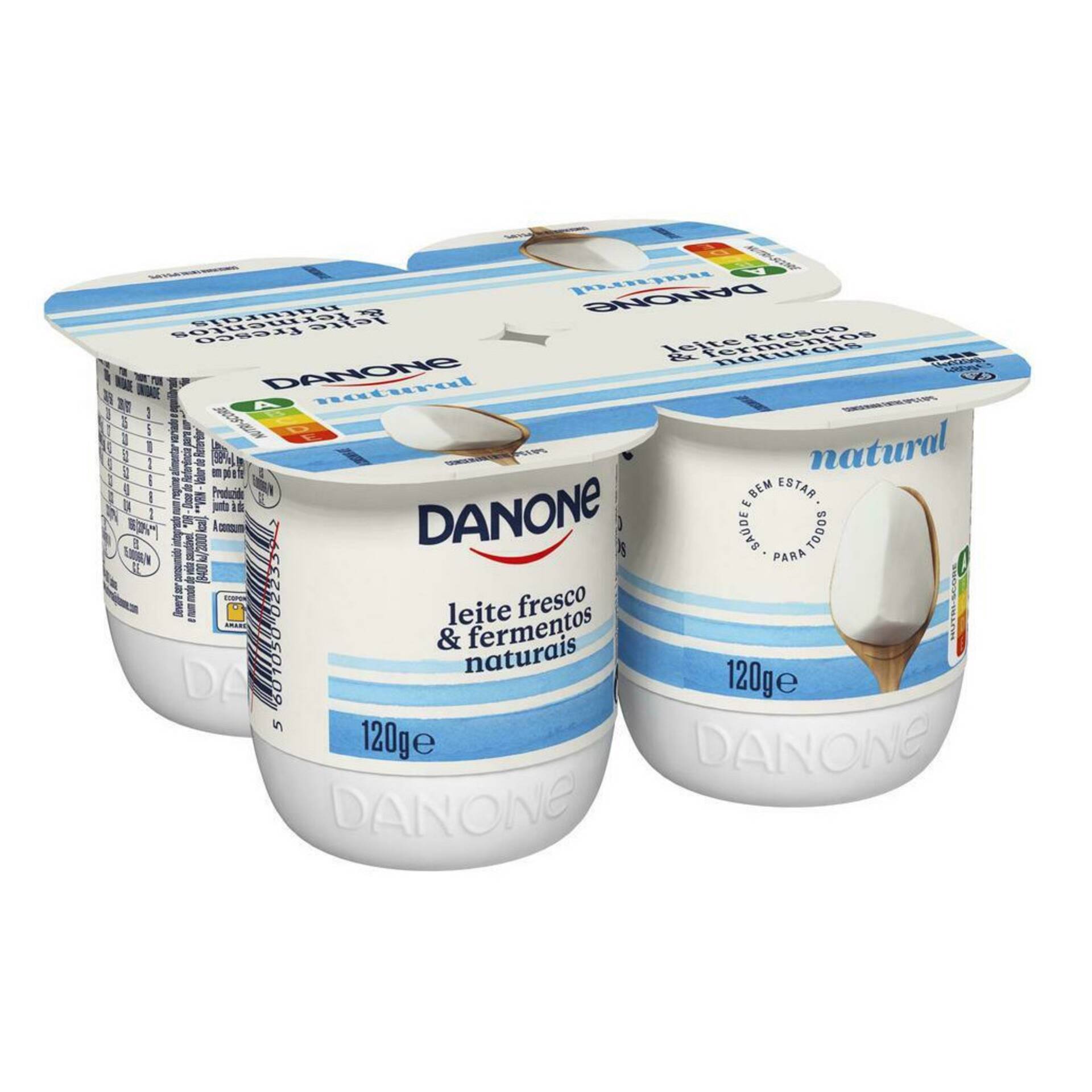 Iogurte Natural Danone - emb. 480 gr (4 un) | Continente Online