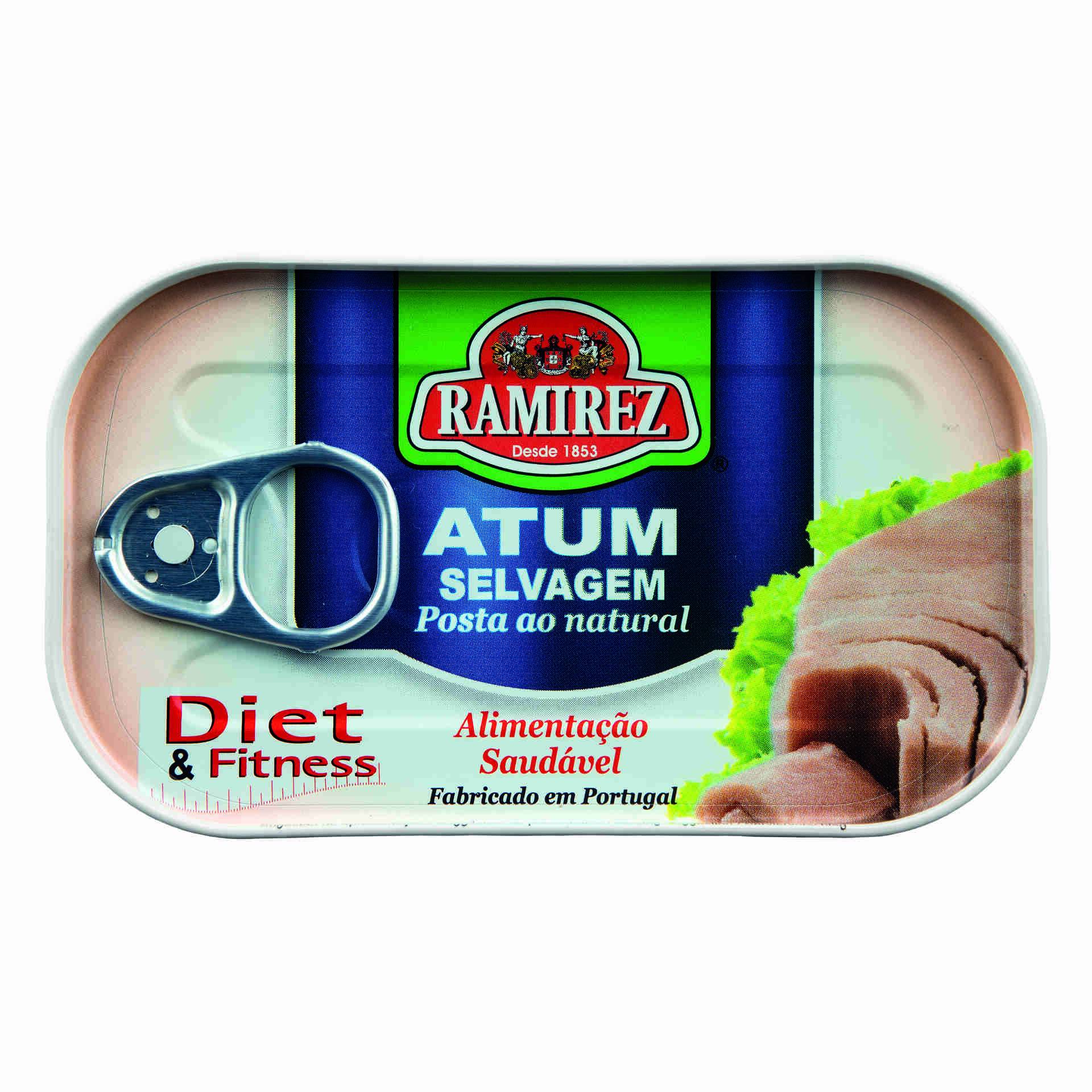 Atum ao Natural Ramirez - emb. 120 gr (peso escorrido 84 gr ...