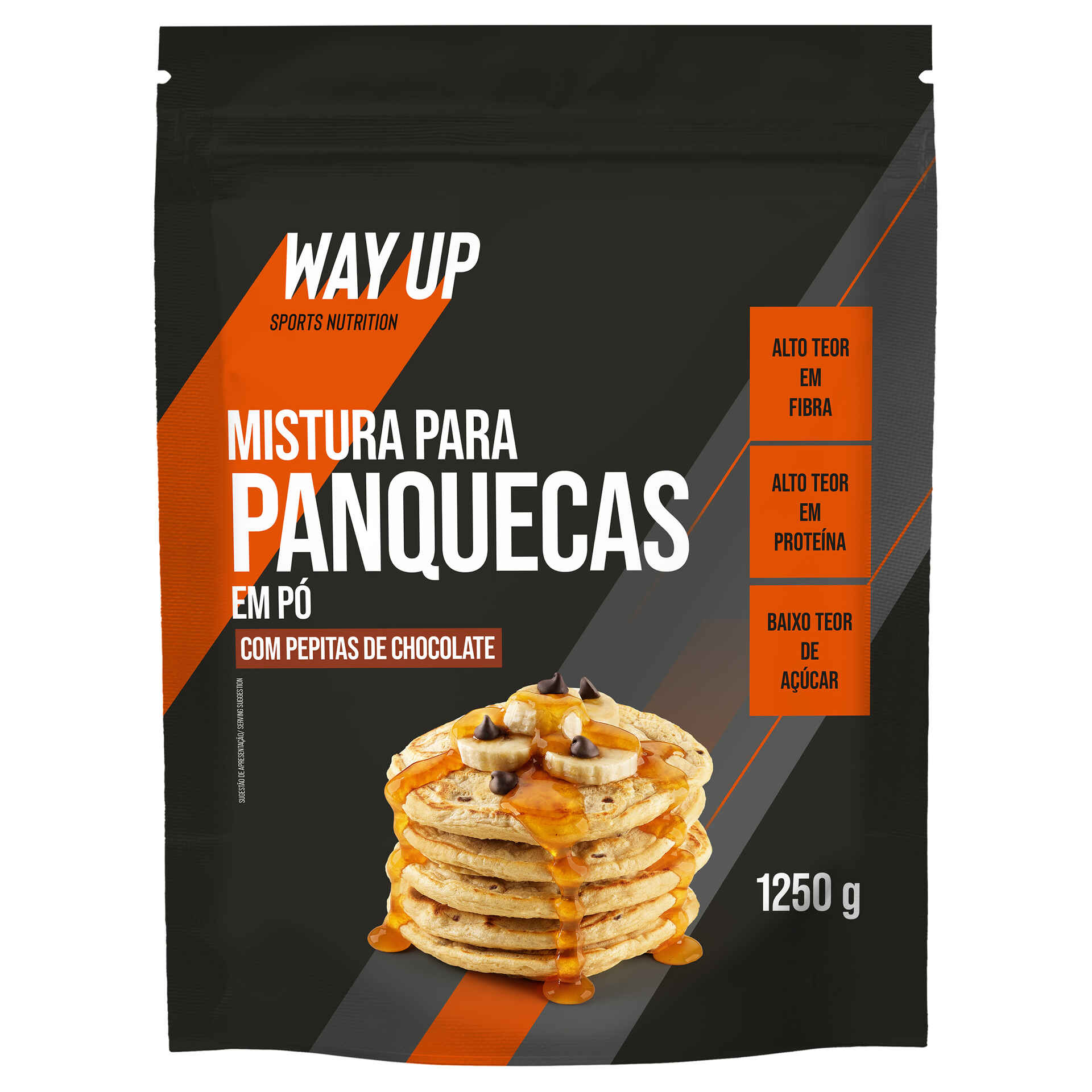 Mistura para Panquecas com Pepitas de Chocolate em Pó Way Up - emb. 1 ...