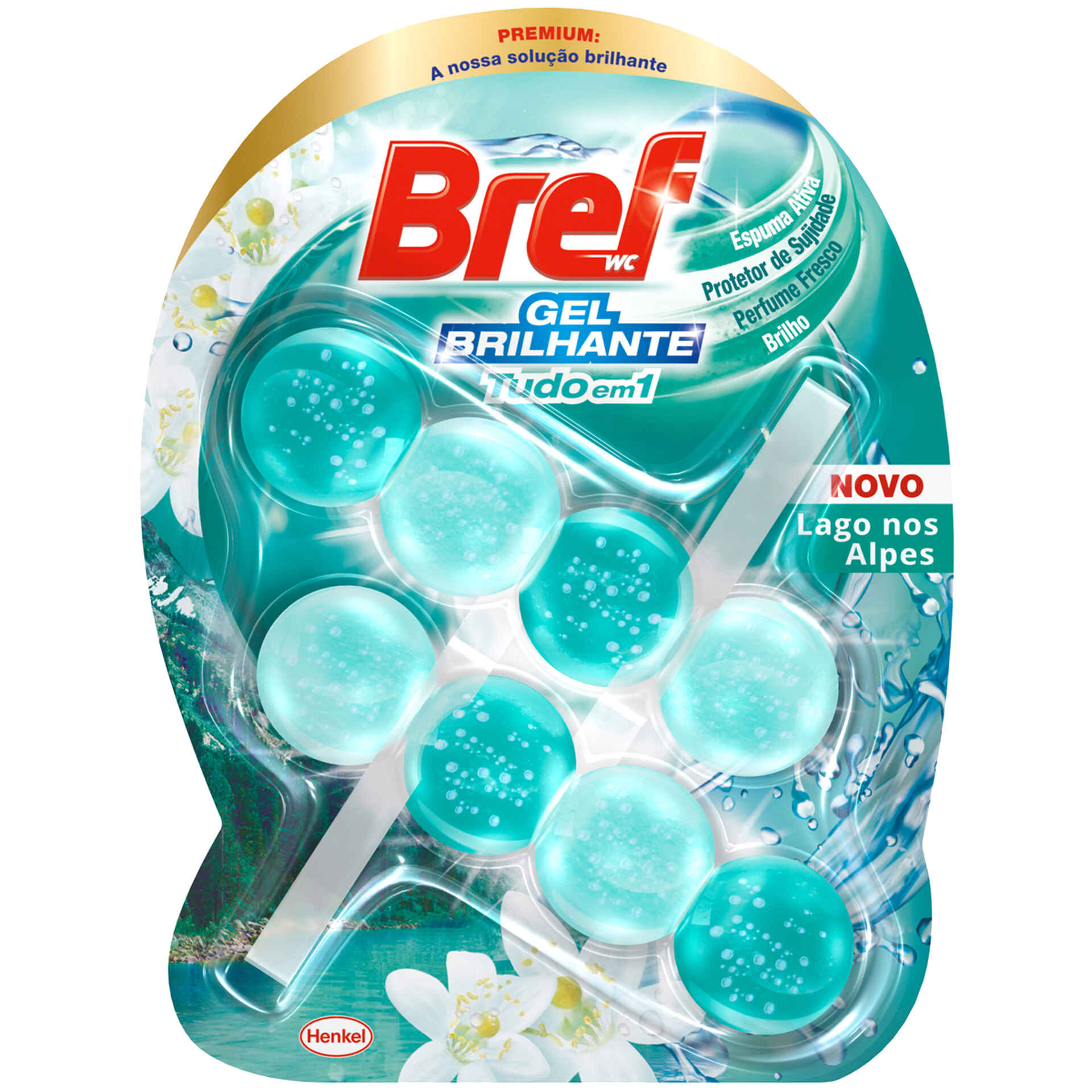 Bloco Sanitário Bright Gel Lago dos Alpes Bref Sonasol - emb. 2 un ...