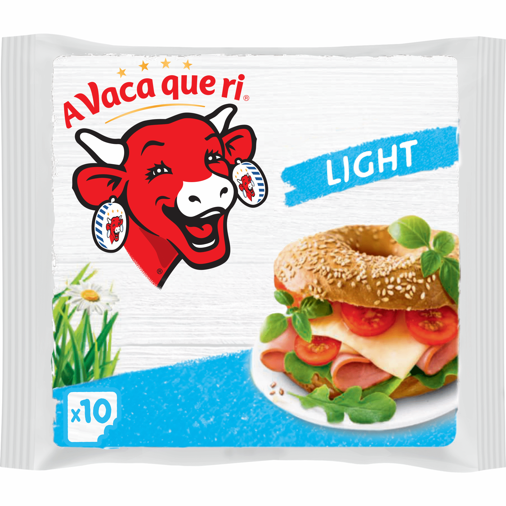 Queijo Fundido Light Fatiado A Vaca que ri - emb. 200 gr | Continente ...