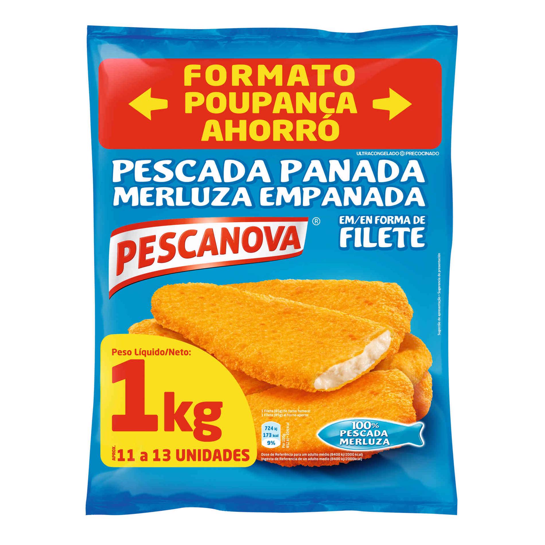 Filetes de Pescada Panados - emb. 1 kg (11 a 13 un) - Pescanova ...