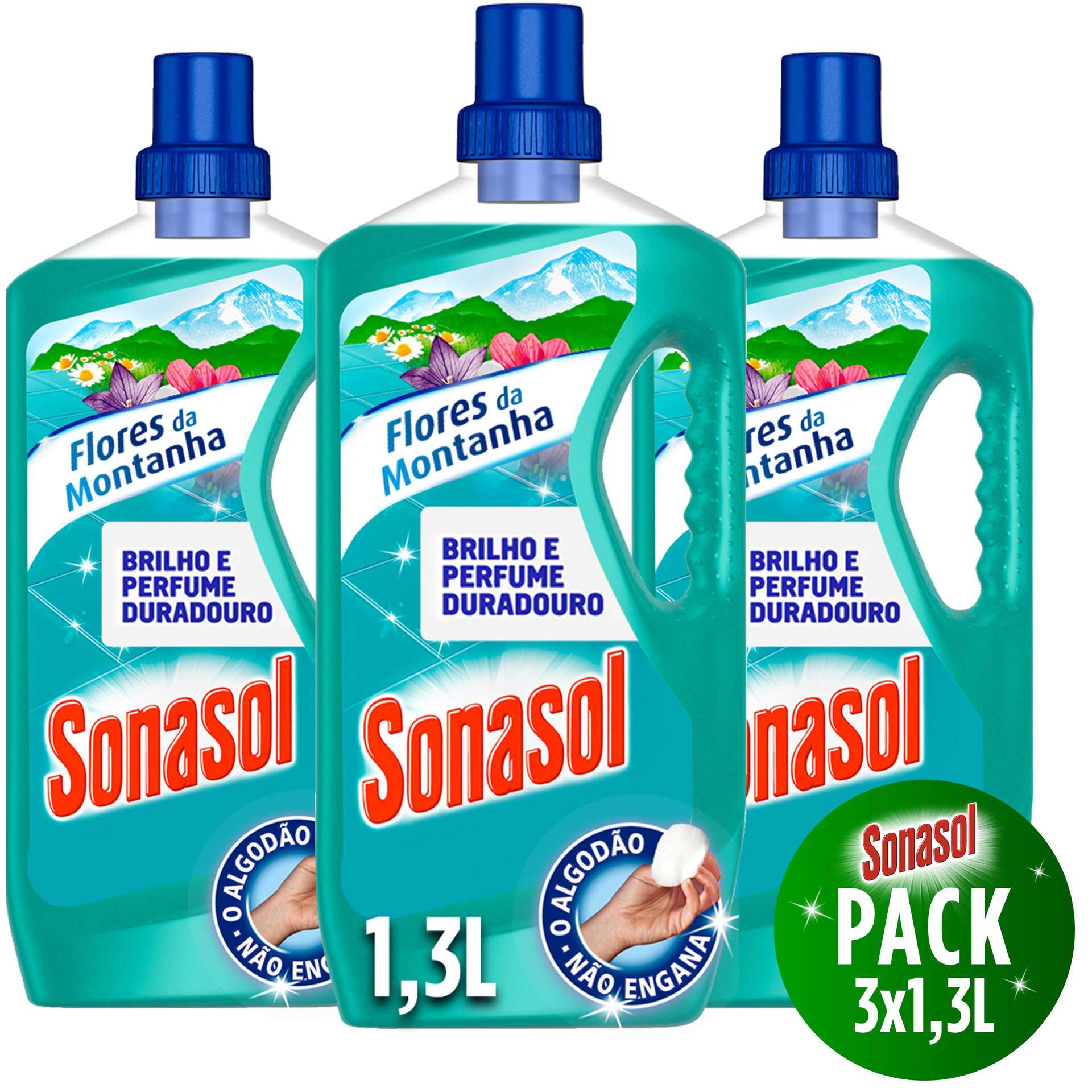 Lava Tudo Magic Flores da Montanha Sonasol - emb. 3 x 1,3 lt ...