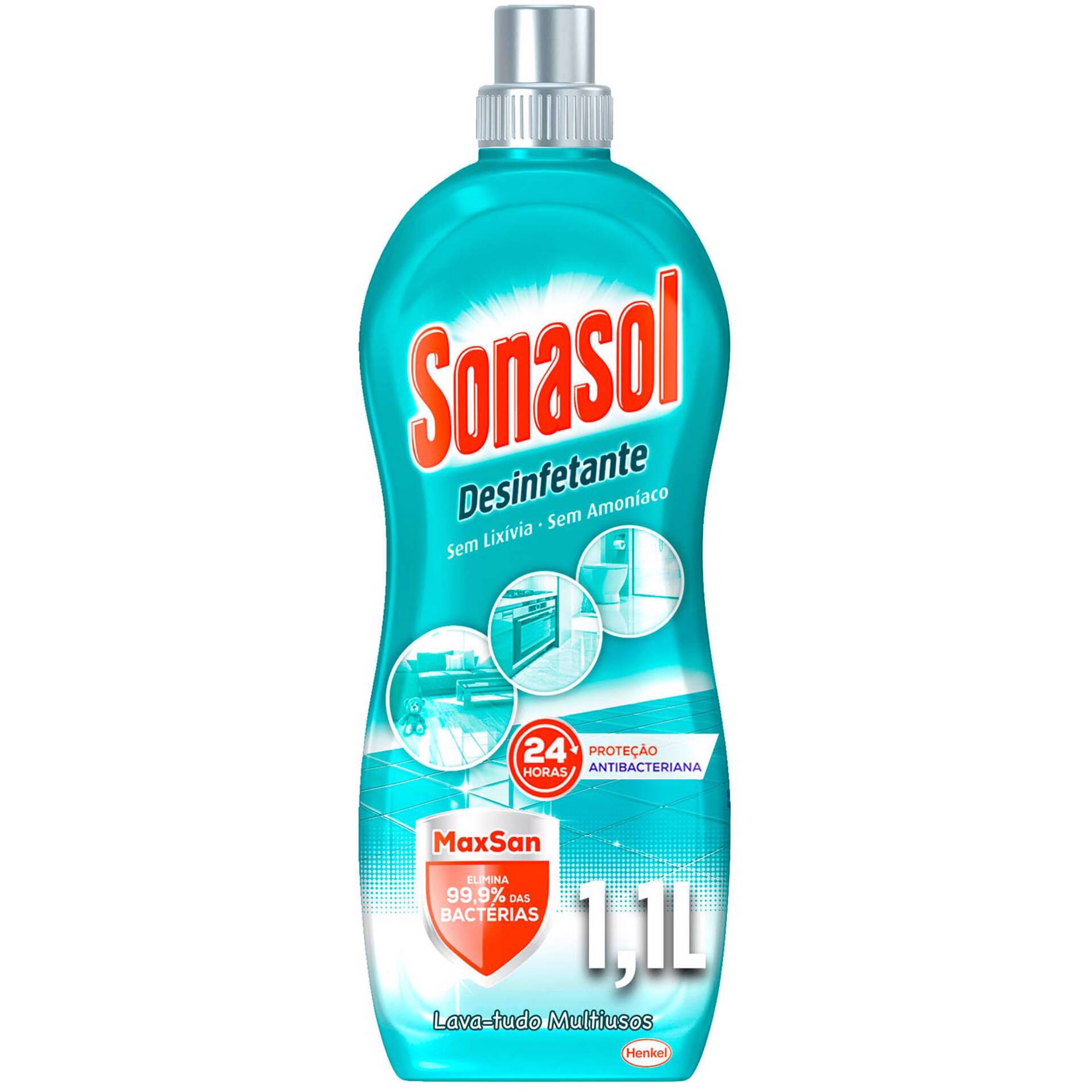 Lava Tudo Líquido Brilhante Desinfetante Sonasol - emb. 1,1 lt ...
