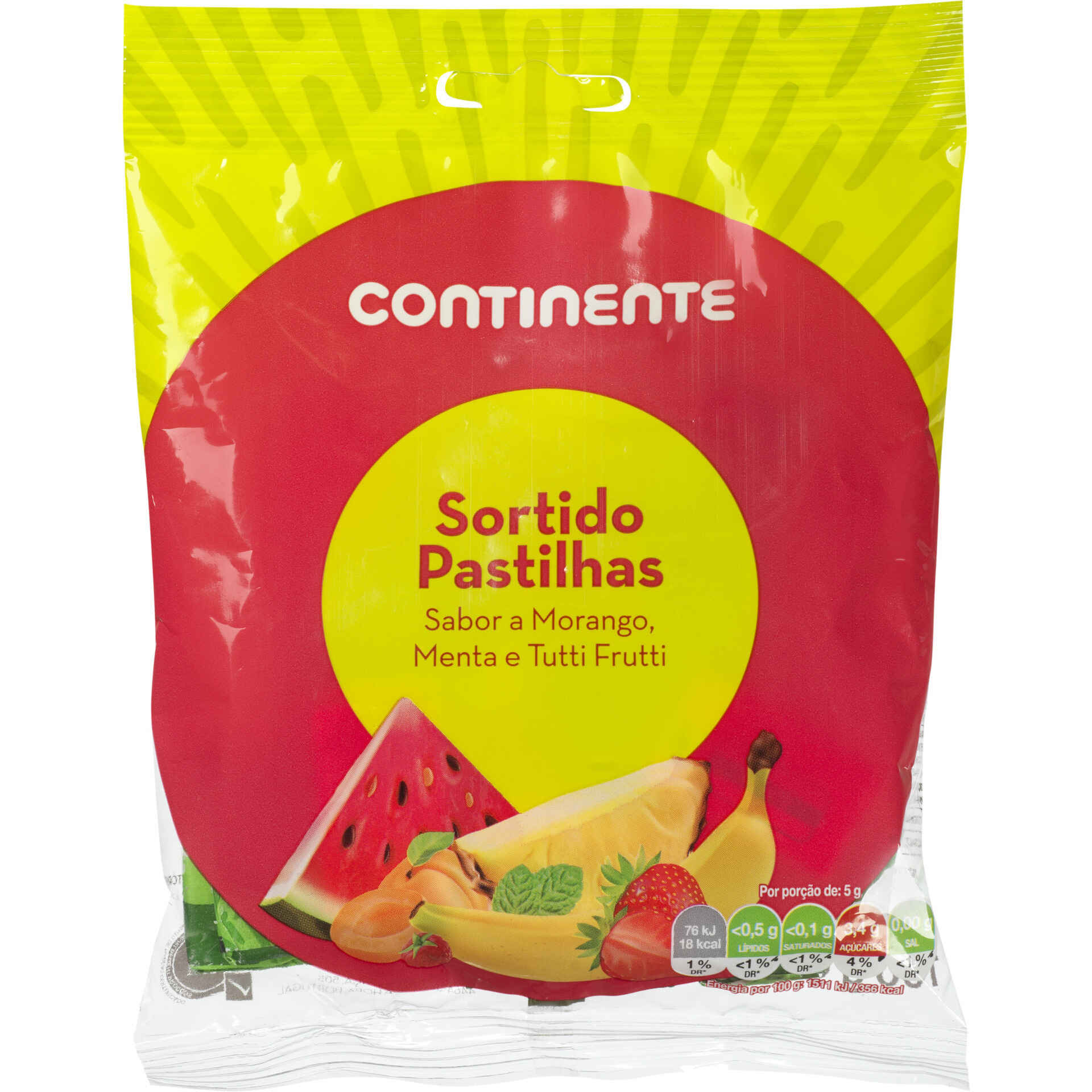 Pastilhas Elásticas Sortidas Continente | Continente Online