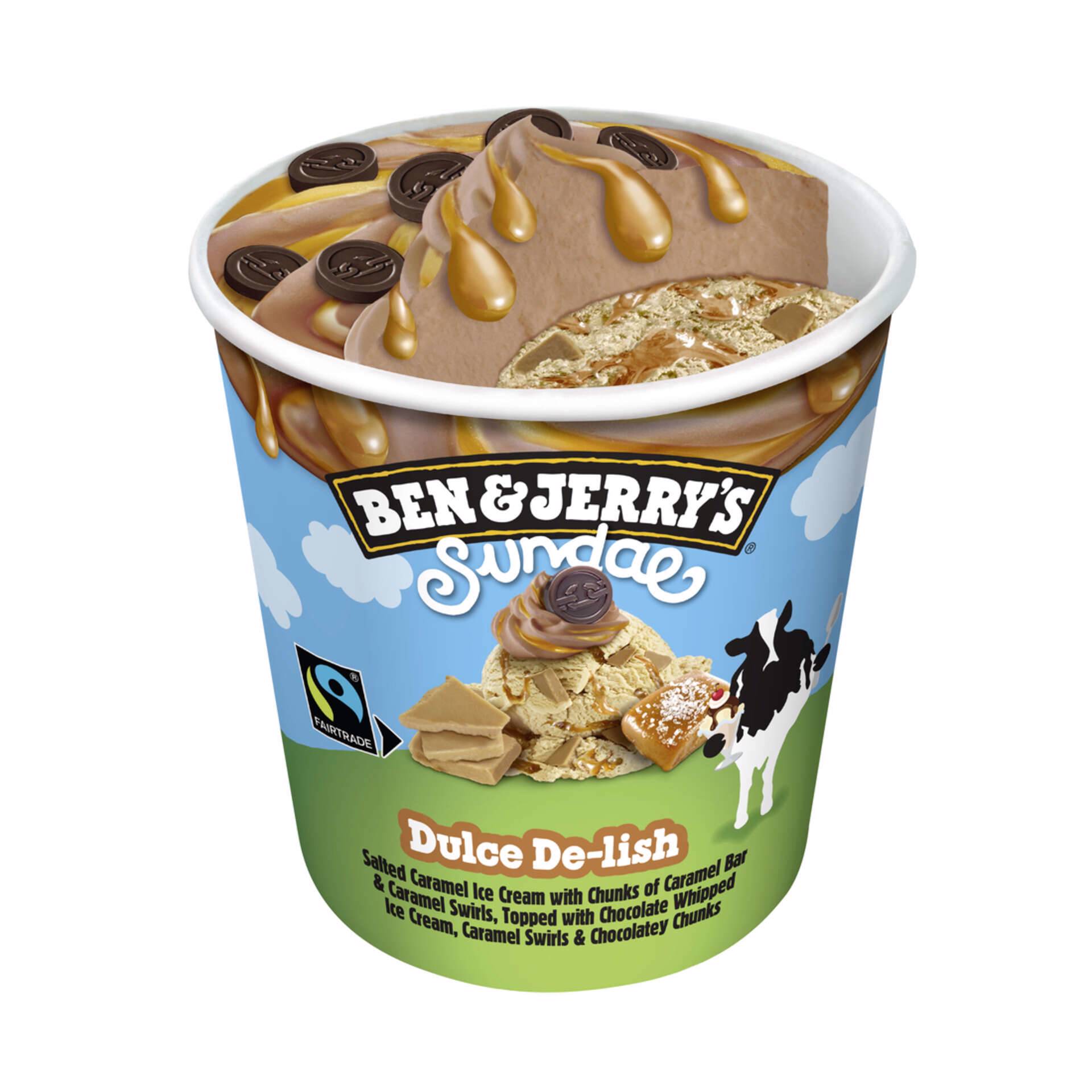 Gelado Dulce Delish Sundae Ben & Jerry's - emb. 427 ml | Continente Online