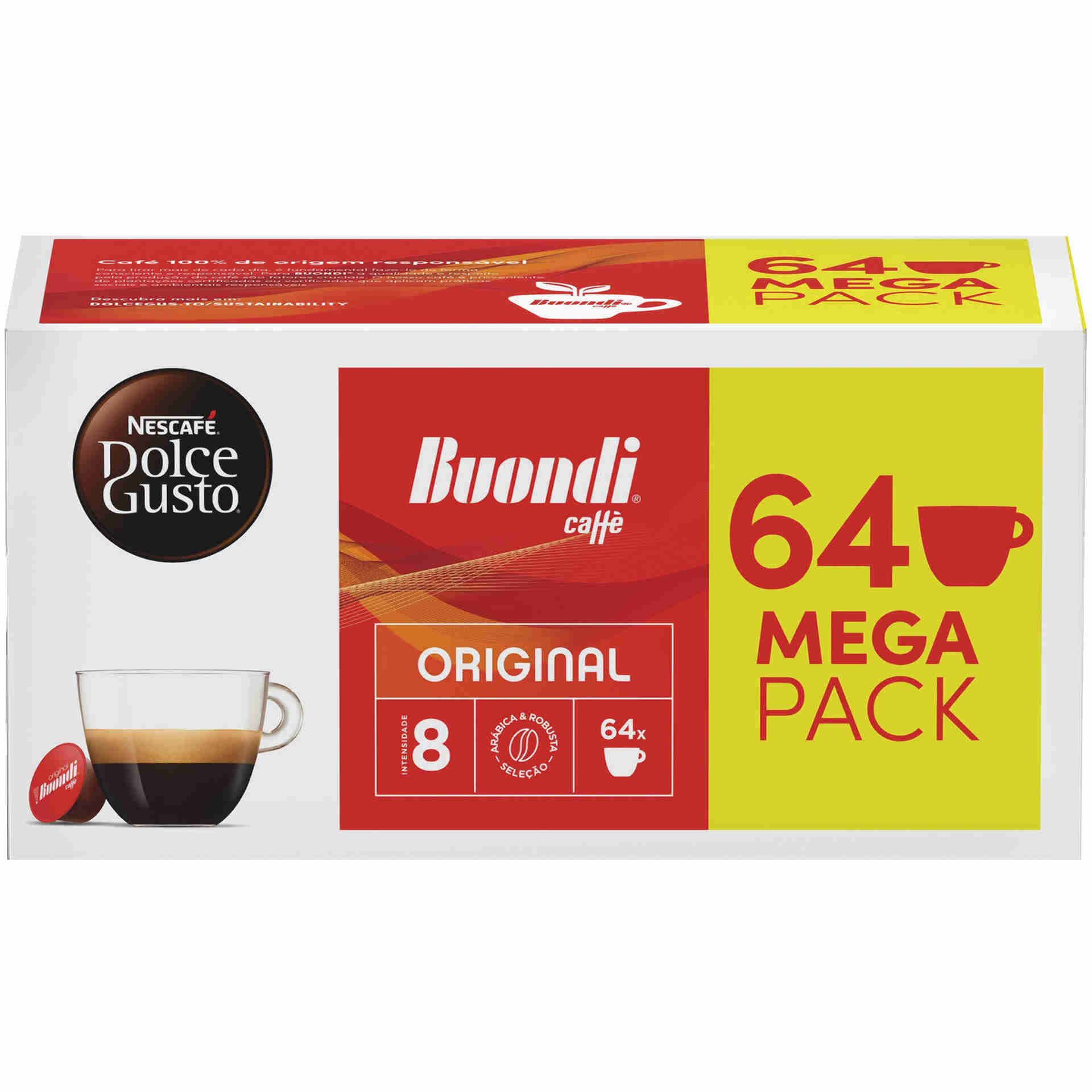 Cápsulas de Café Buondi Int 8 Nescafé Dolce Gusto | Continente Online