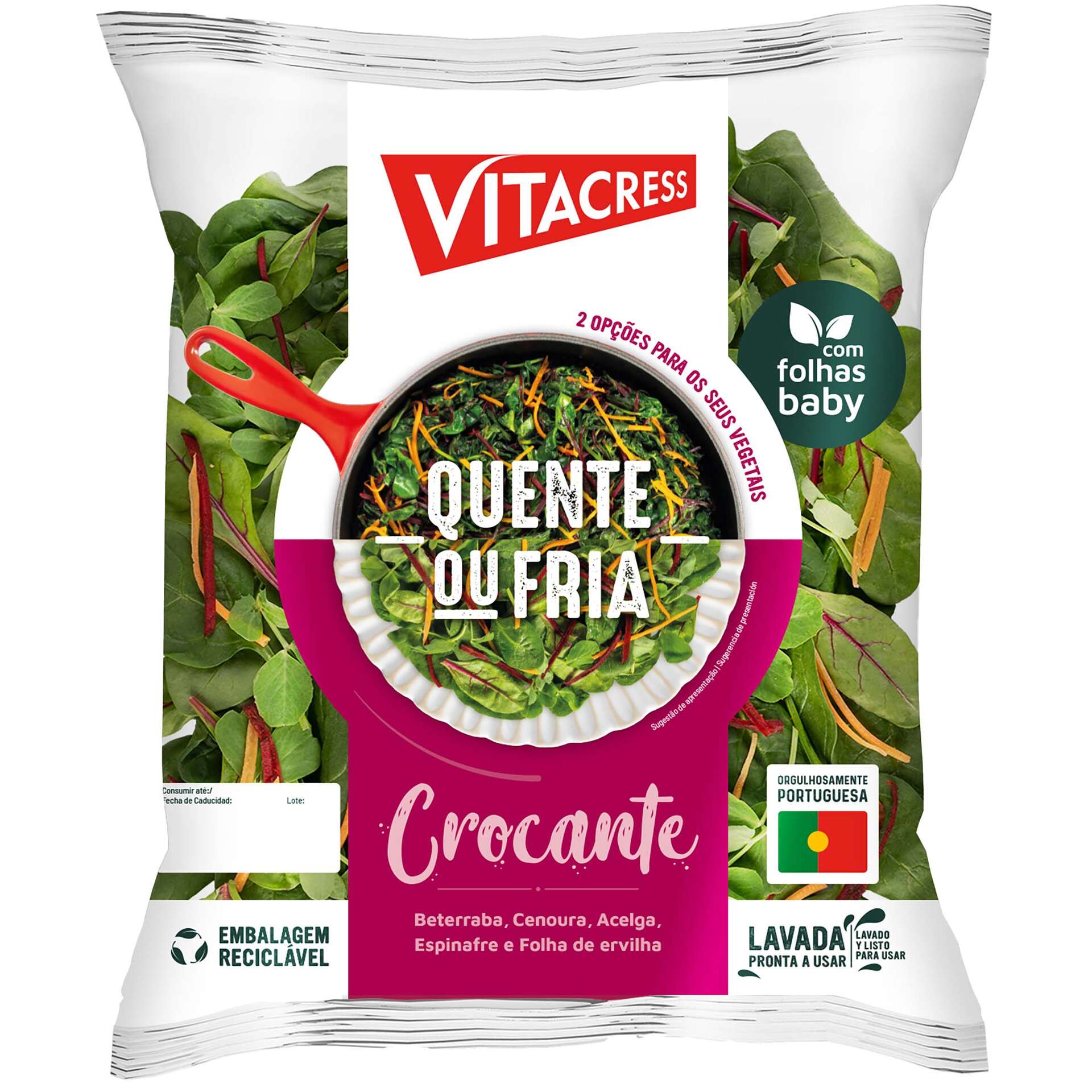 Salada Crocante Vitacress - emb. 250 gr | Continente Online
