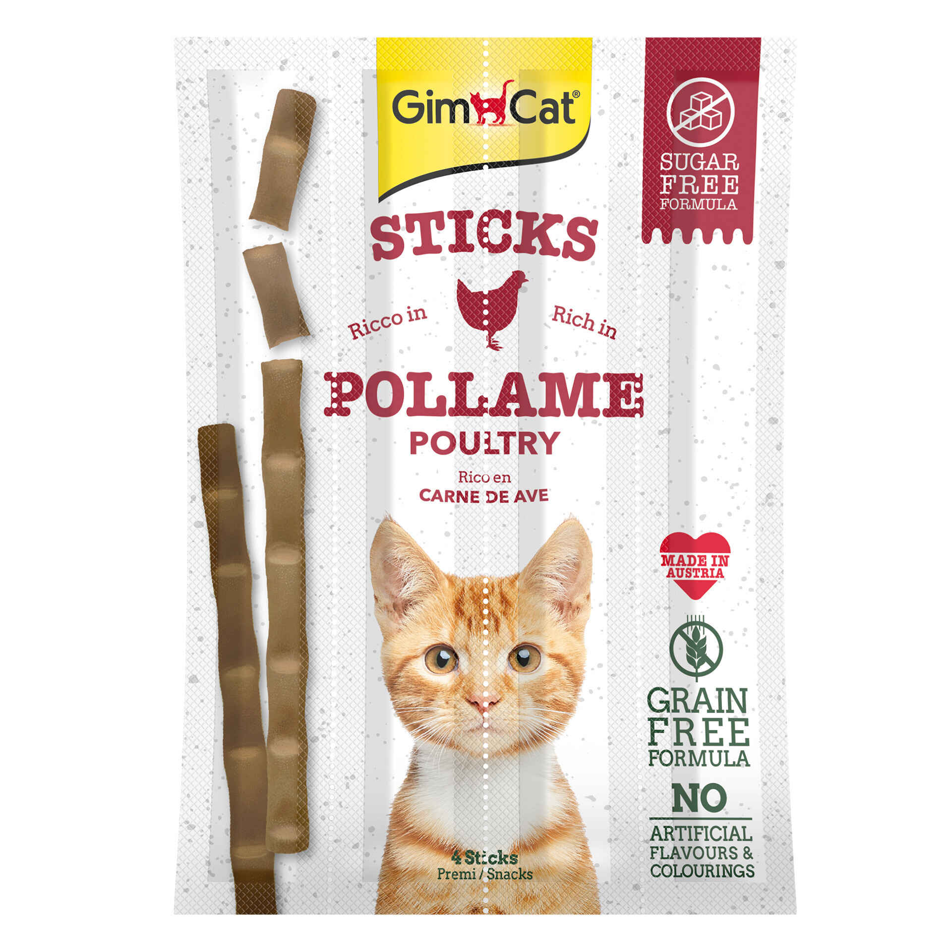 Snack para Gato Sticks Frango Gimcat | Continente Online