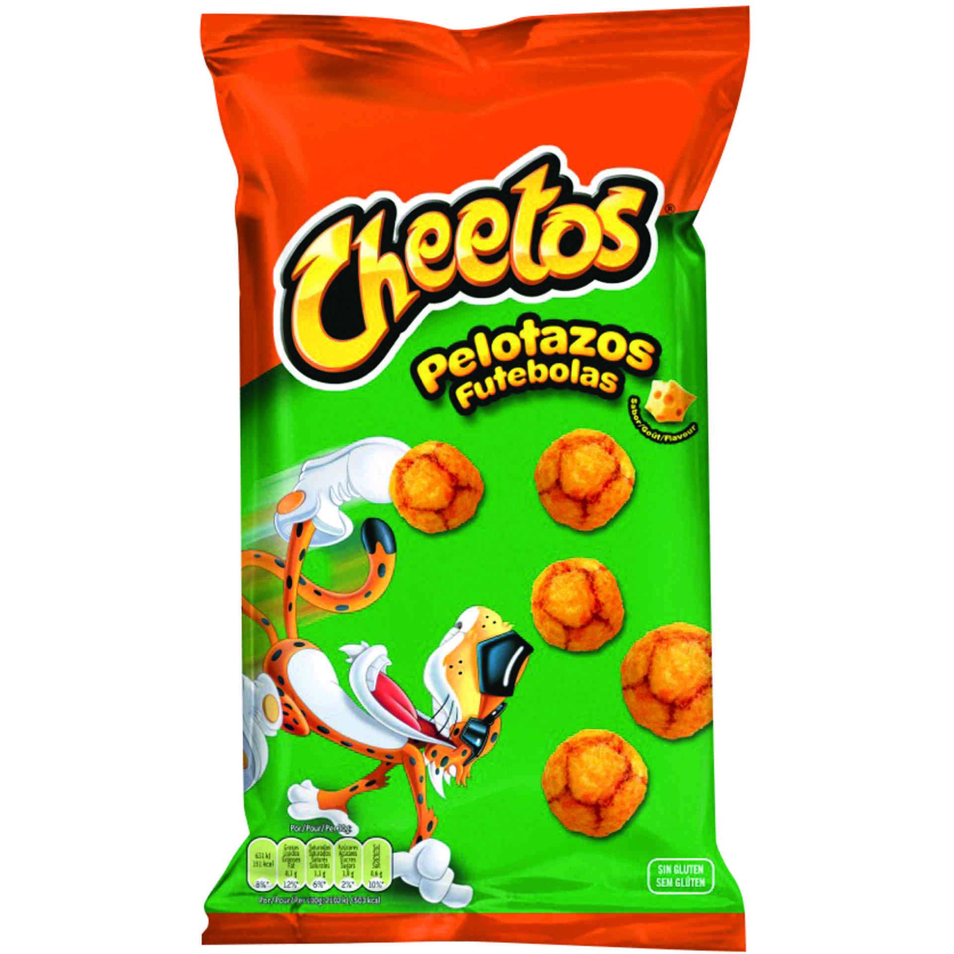 Snacks Milho Futebolas Sabor Queijo - emb. 130 gr - Cheetos ...