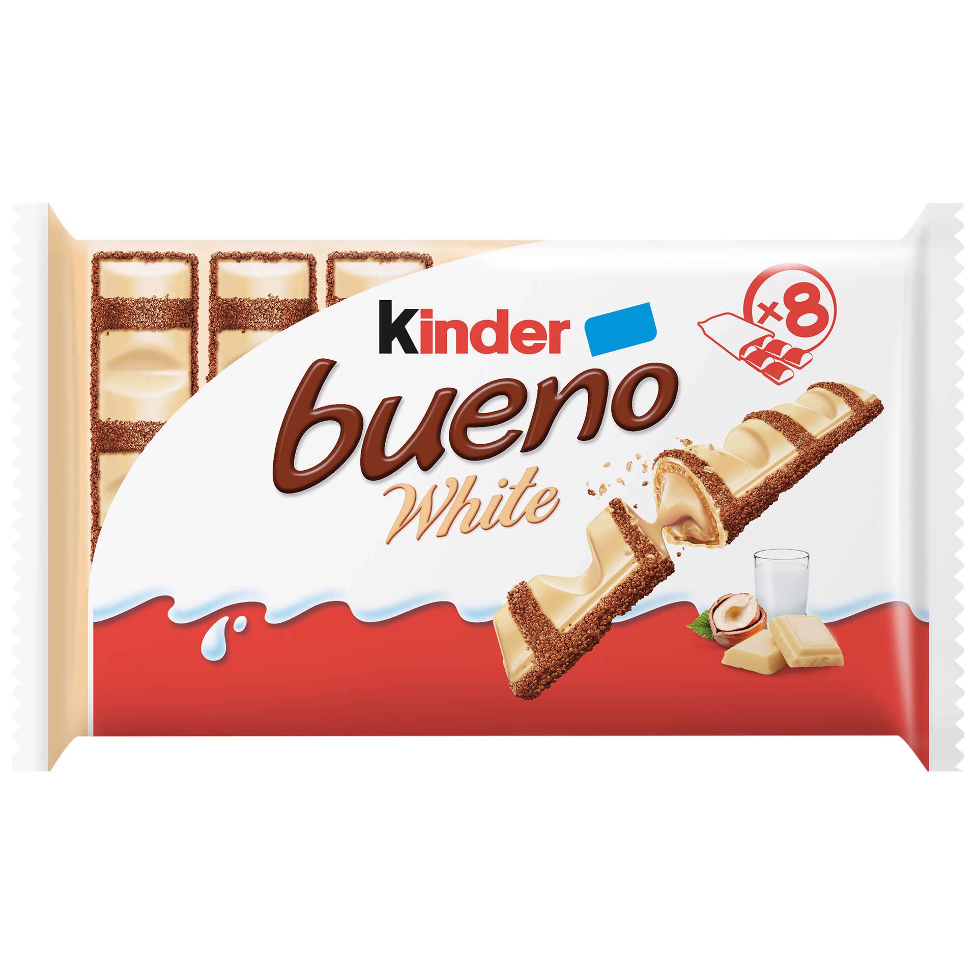 Snack de Chocolate Branco Bueno Kinder | Continente Online