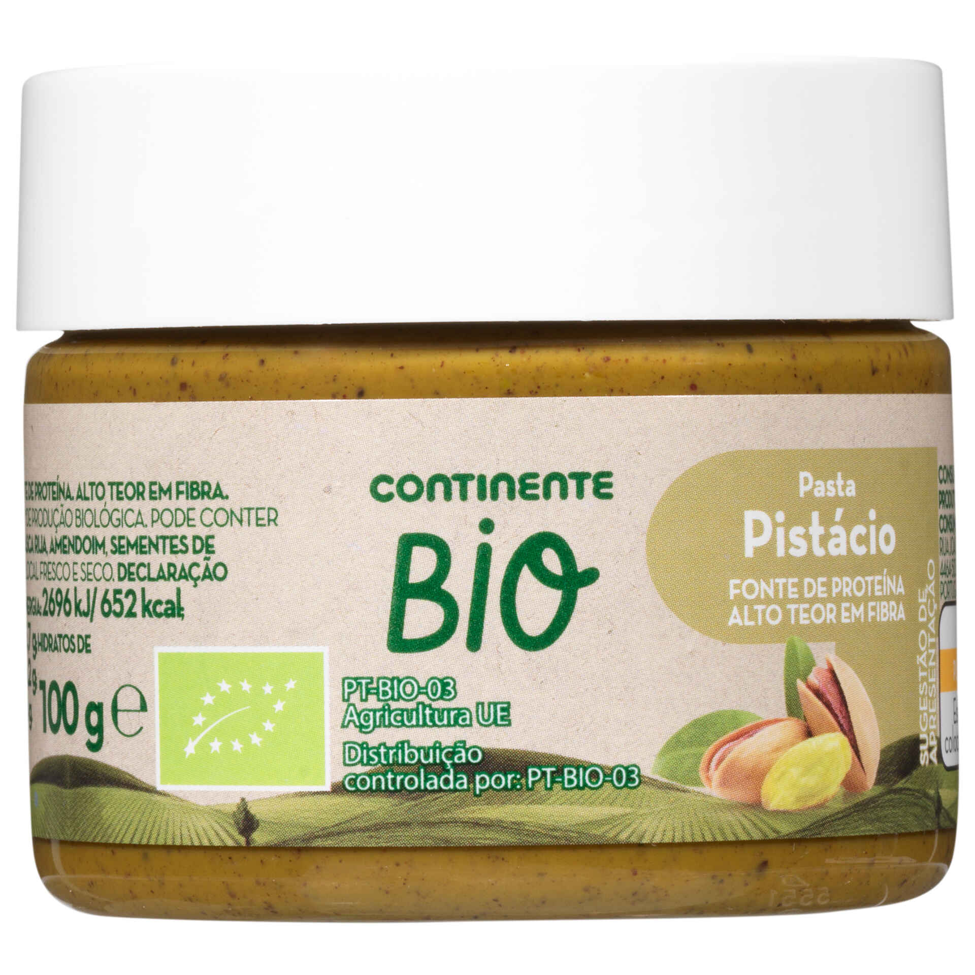 Creme para Barrar Pistácio Continente Bio - emb. 100 gr | Continente Online