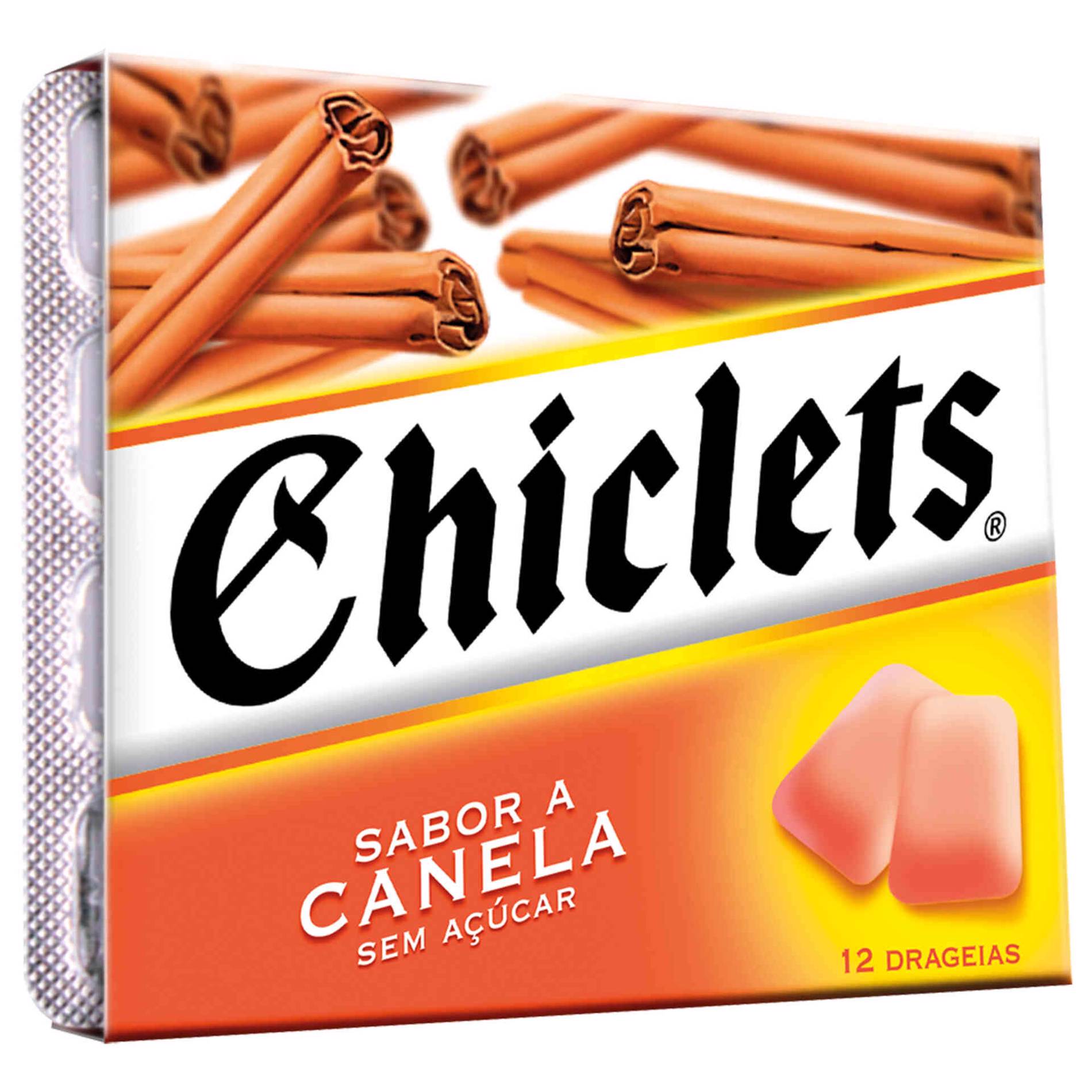 Pastilhas Elásticas de Canela Chiclets - emb. 16,5 gr | Continente Online