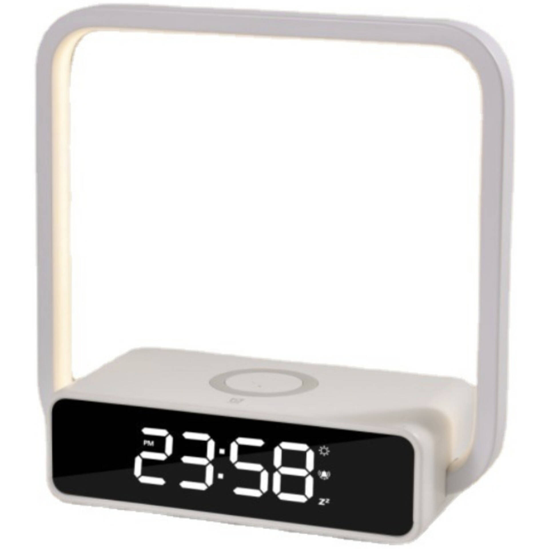 Candeeiro Despertador com Carregador Wireless Kasa - 1 un | Continente ...