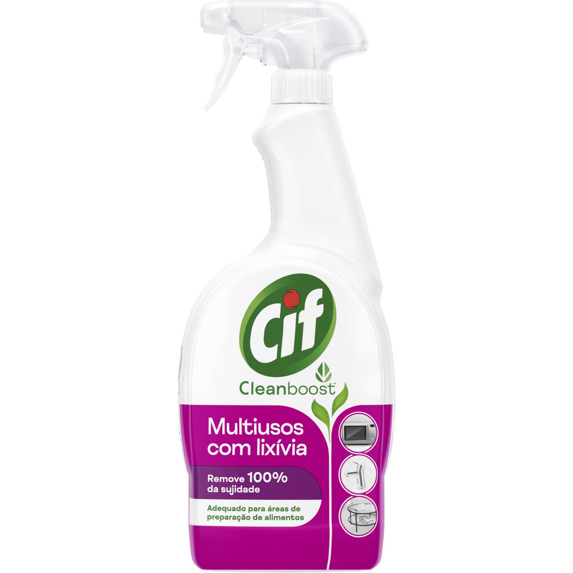 Multiusos Spray com Lixívia Power & Shine Cif - emb. 750 ml ...