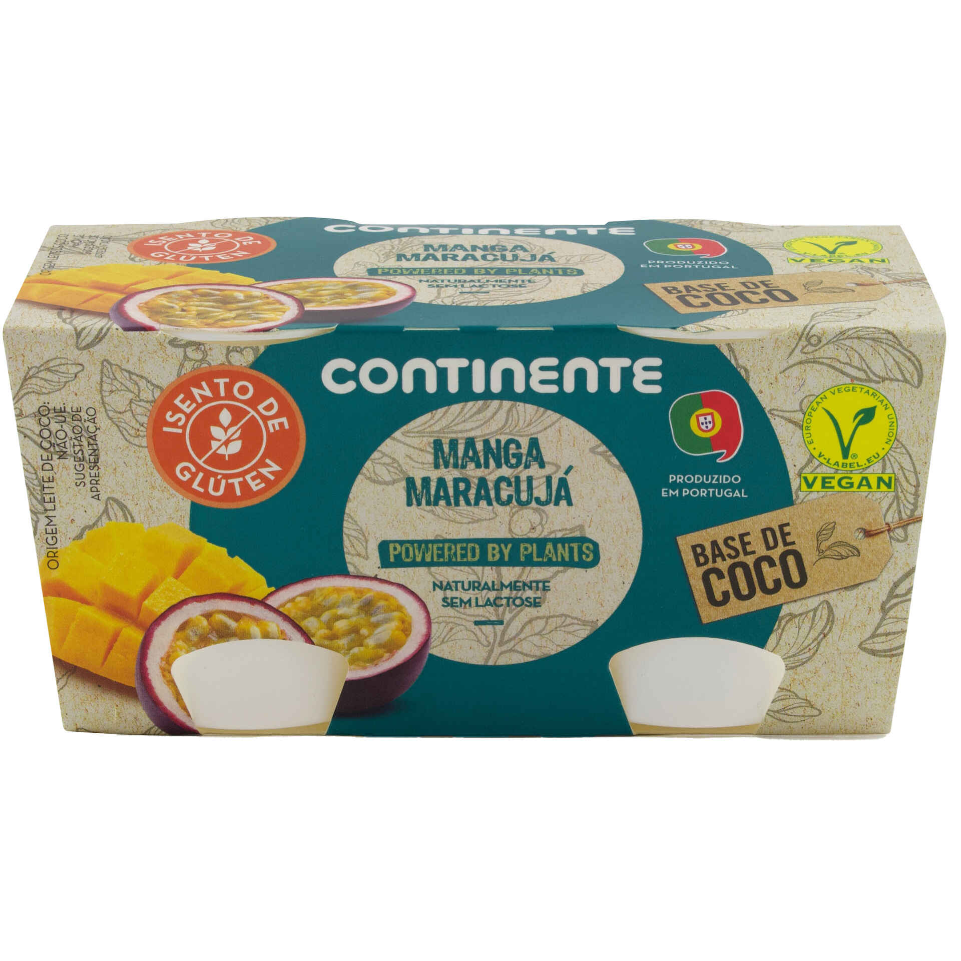 Vegegurte Powered By Plants Coco com Manga e Maracujá Continente - emb ...