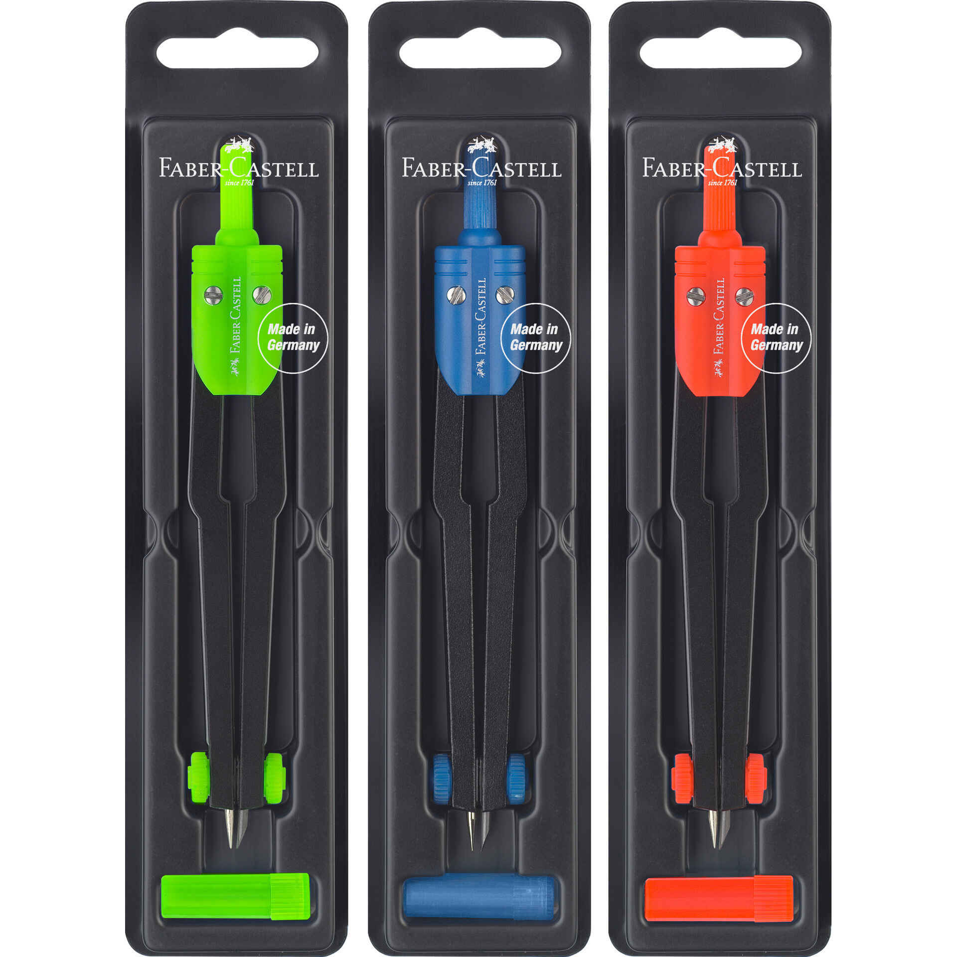 Compasso Diam 36cm 2 Peças (várias cores) Faber-Castell - 1 un ...