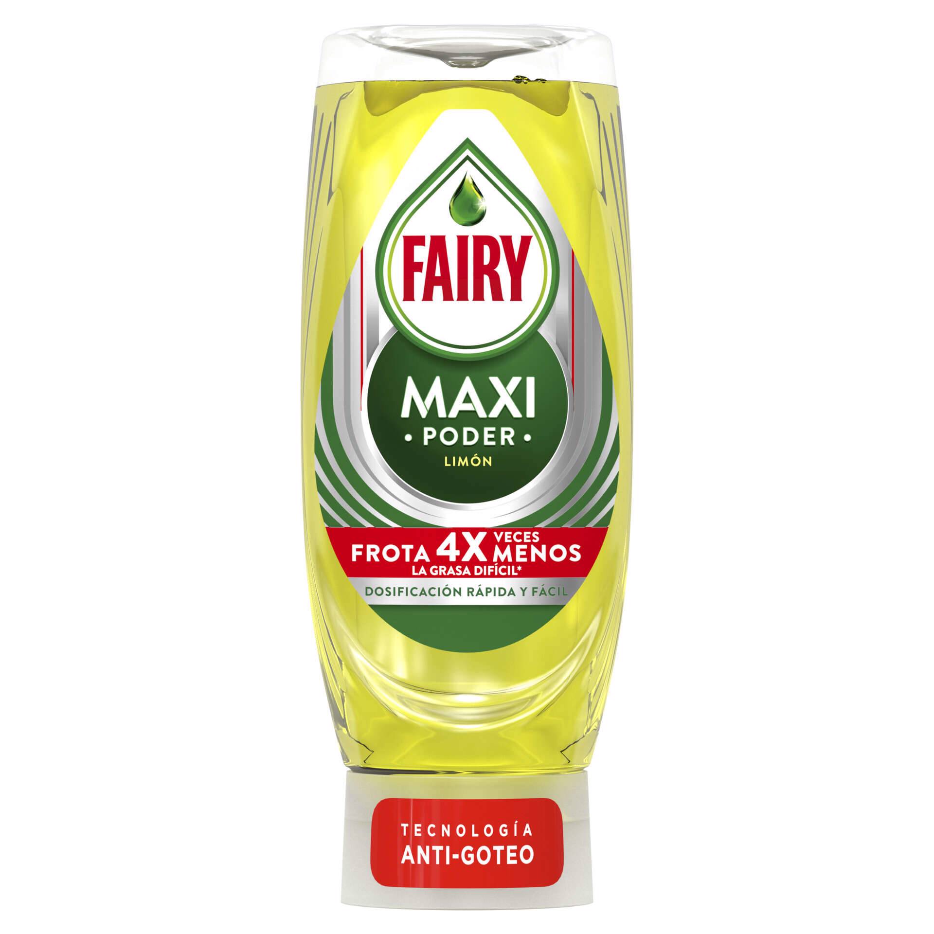 Detergente Manual Loiça Maxi Poder Limão Fairy | Continente Online
