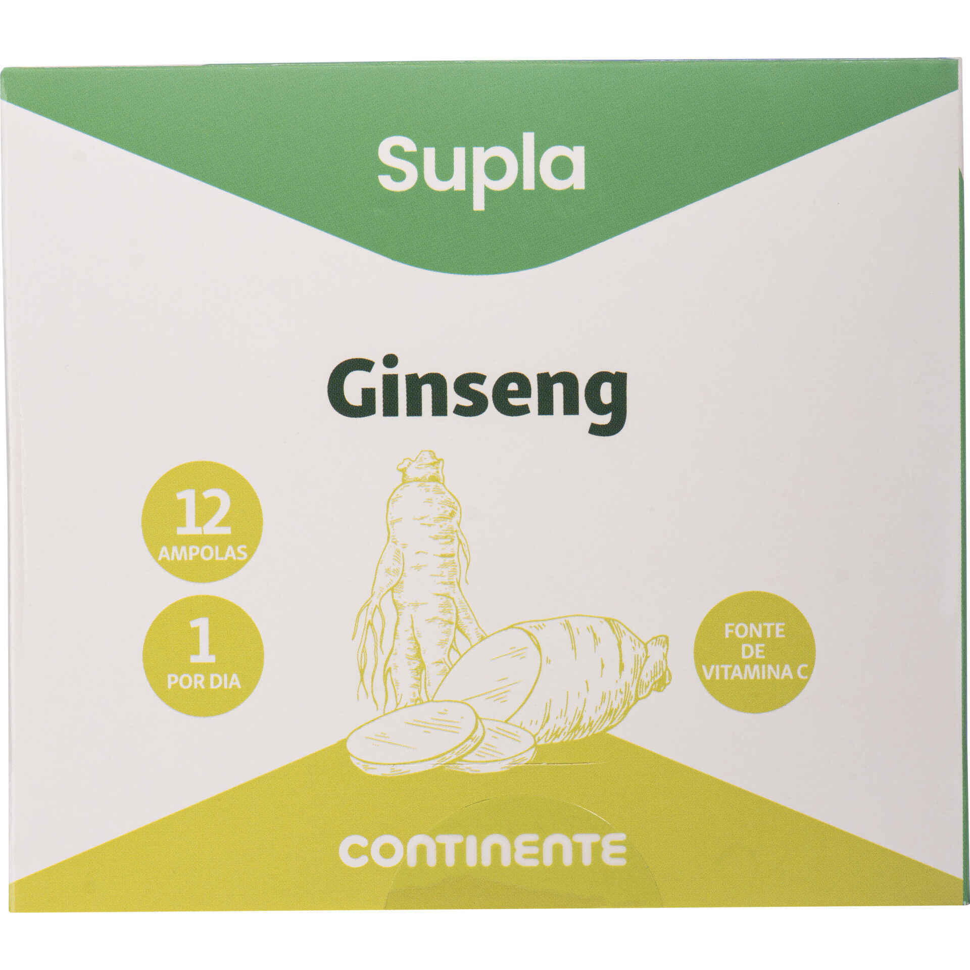 Suplemento Alimentar Ginseng Supla - emb. 12 un | Continente Online