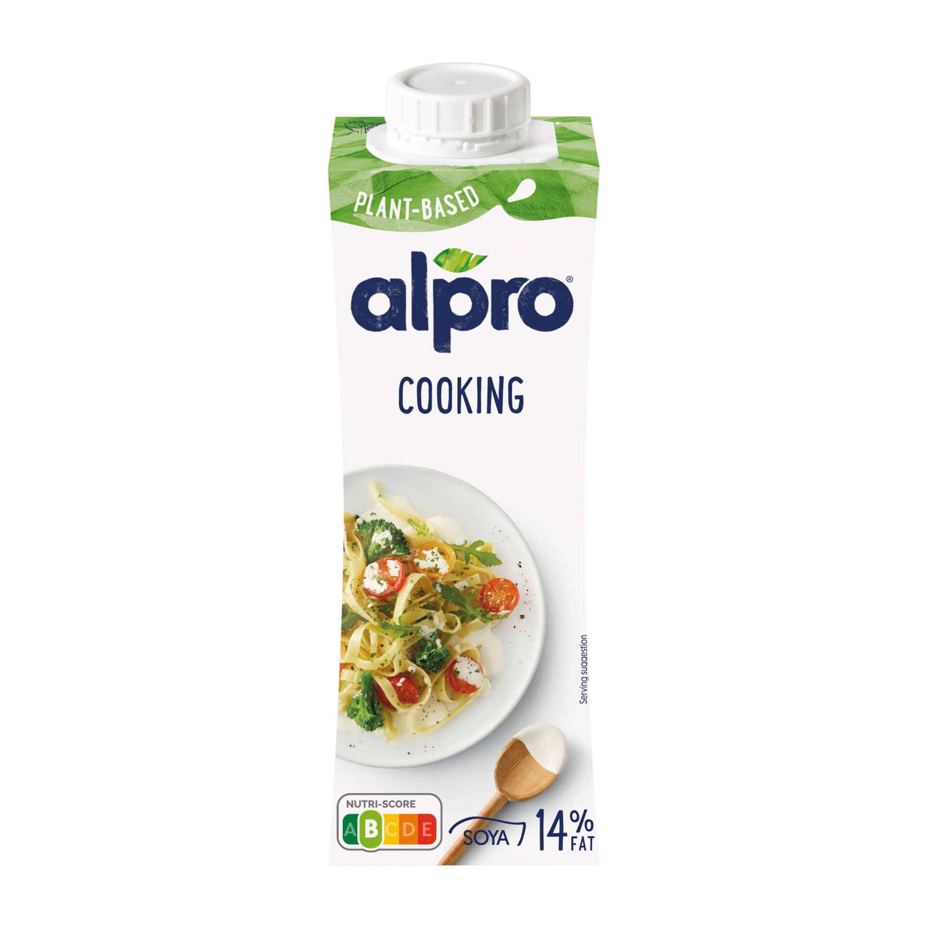 Creme Vegetal de Soja para Culinária Alpro - emb. 250 ml | Continente ...
