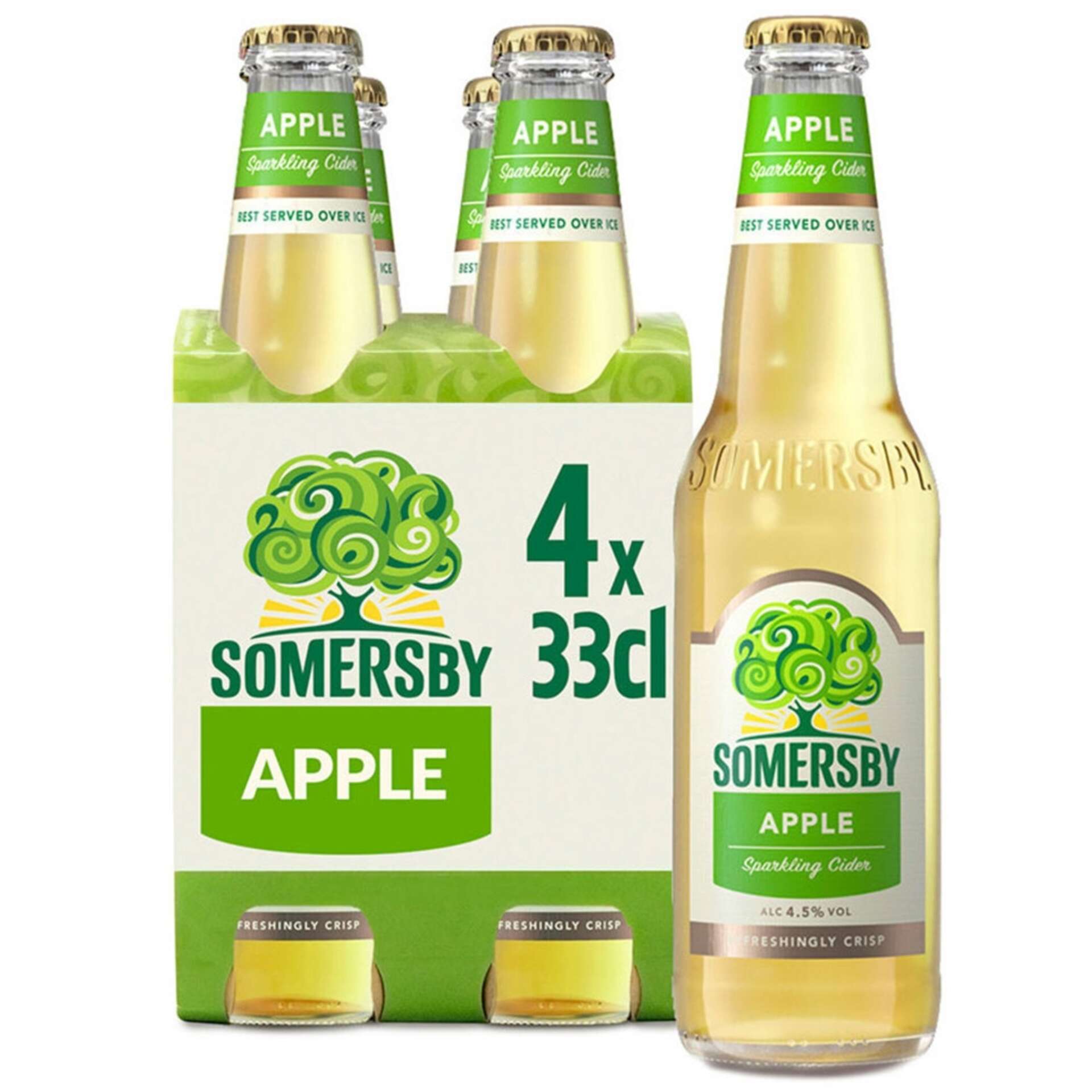 Sidra com Álcool Maçã Somersby - emb. 4 x 33 cl | Continente Online