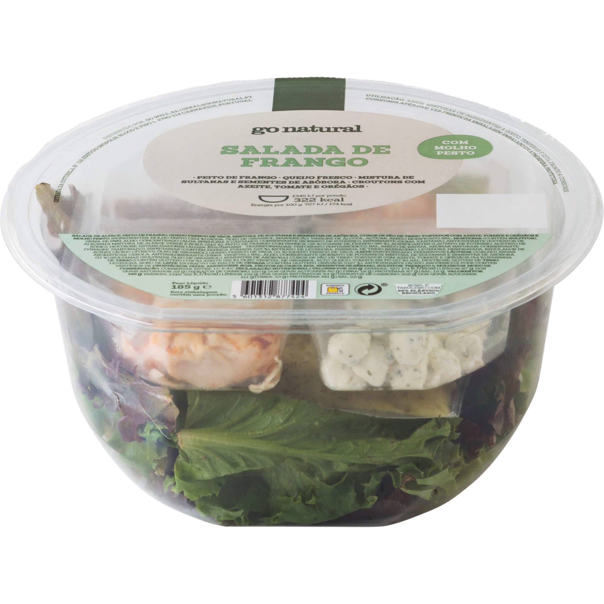 Salada de Frango Go Natural - emb. 185 gr | Continente Online