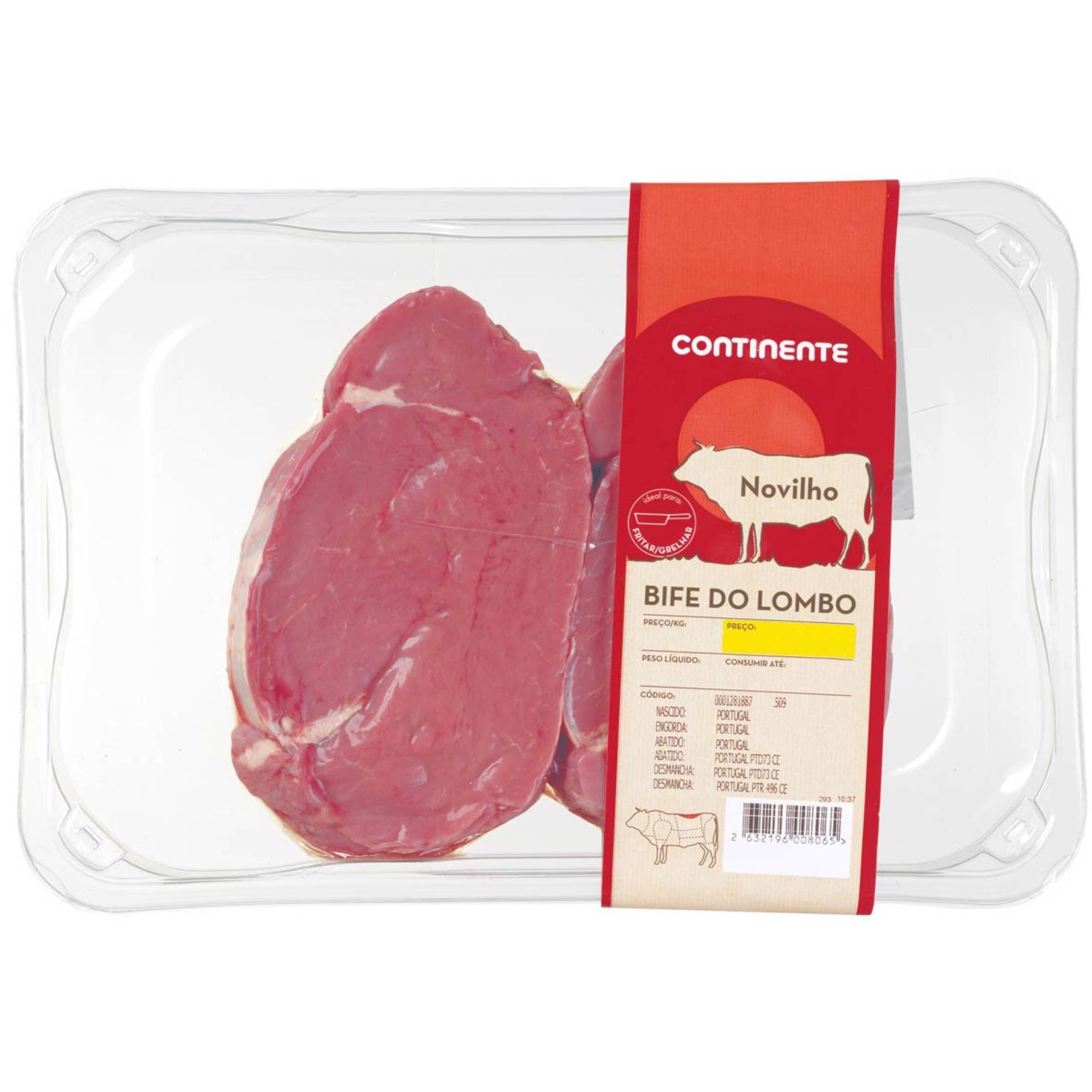 Bife do Lombo de Novilho - emb. 360 gr - Continente | Continente Online