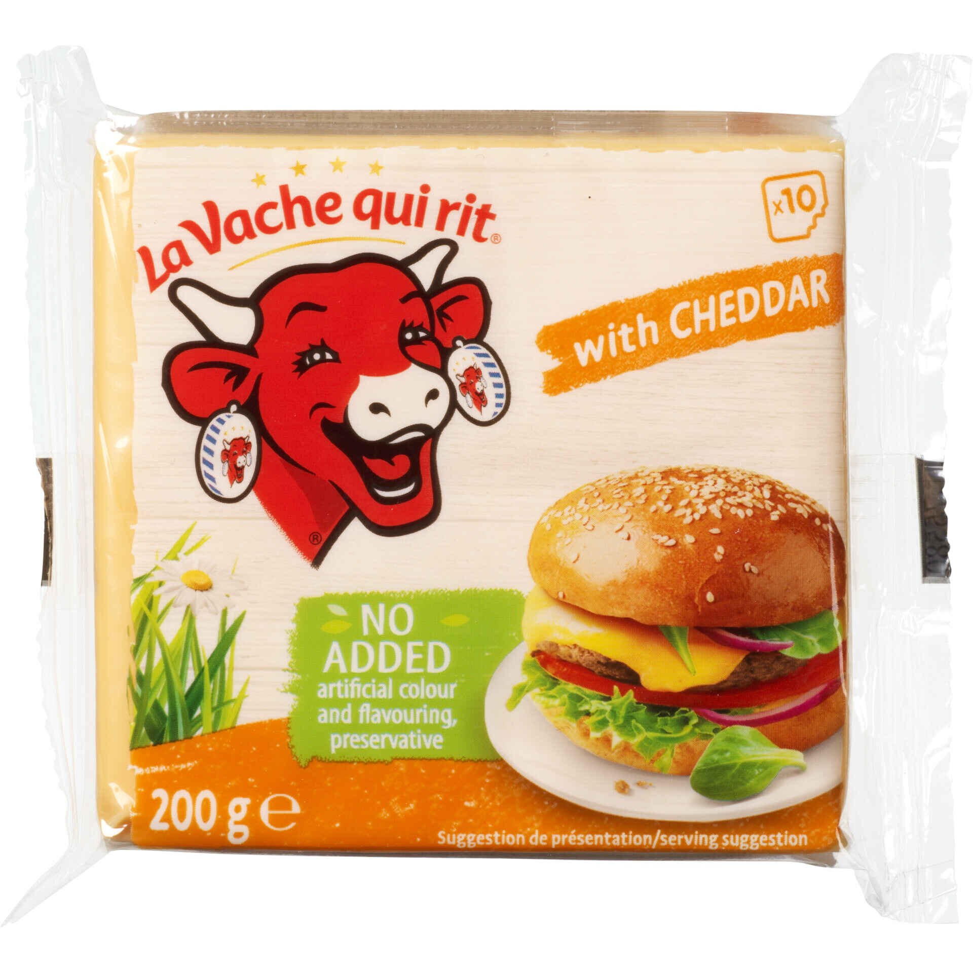 Queijo Cheddar Fundido Fatiado A Vaca que ri - emb. 200 gr | Continente ...