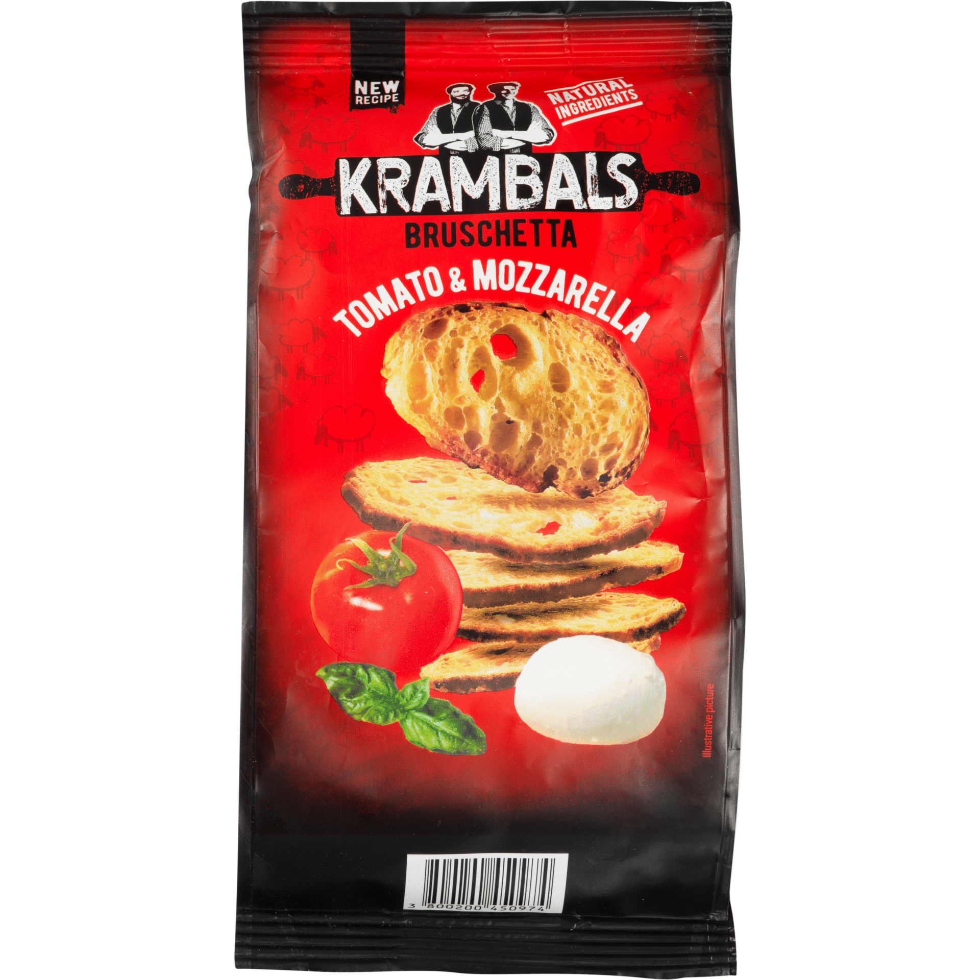 Bruschetta de Tomate e Mozarella Krambals | Continente Online