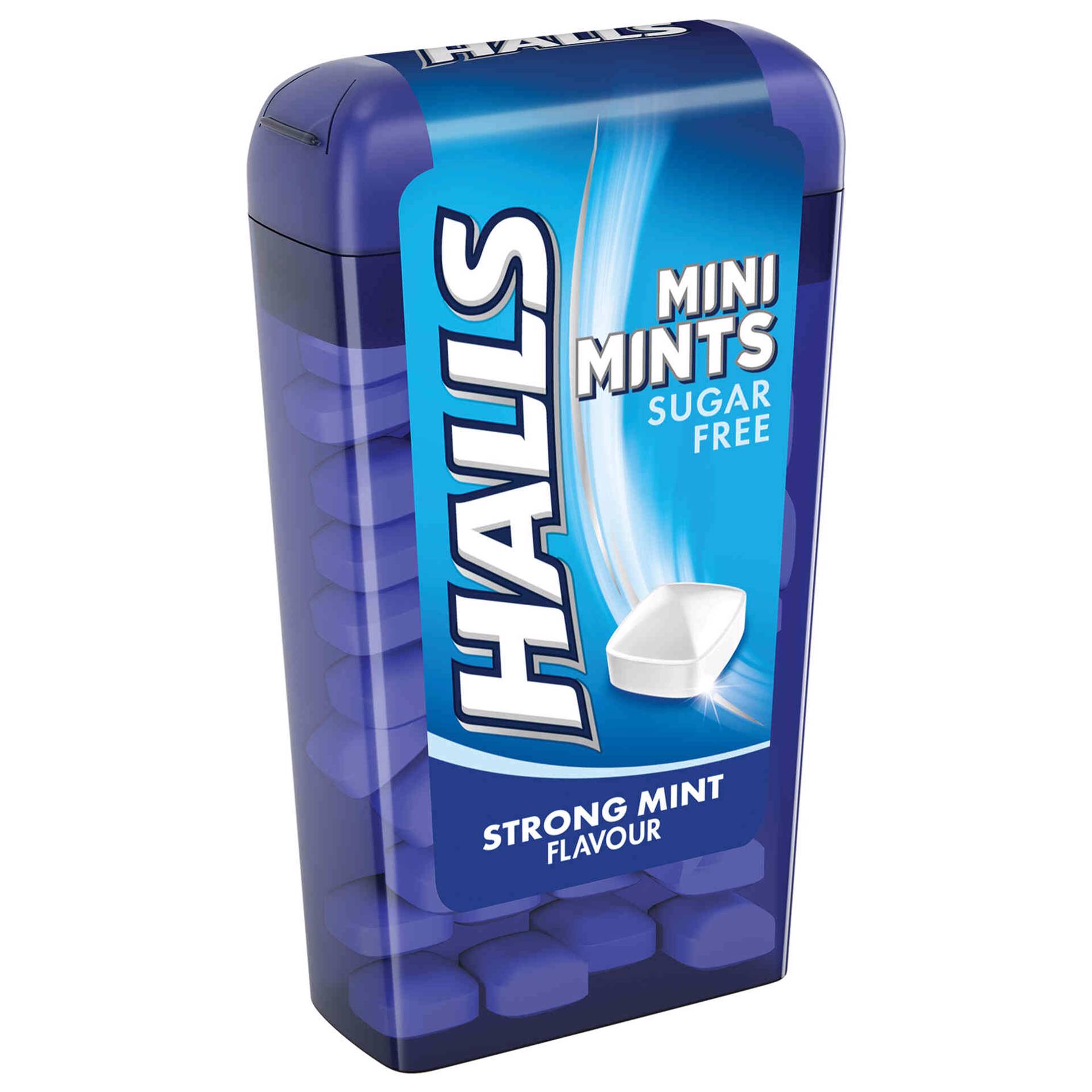 Rebuçados Mini Mints de Menta sem Açúcar emb. 12,5 gr - Halls | Continente