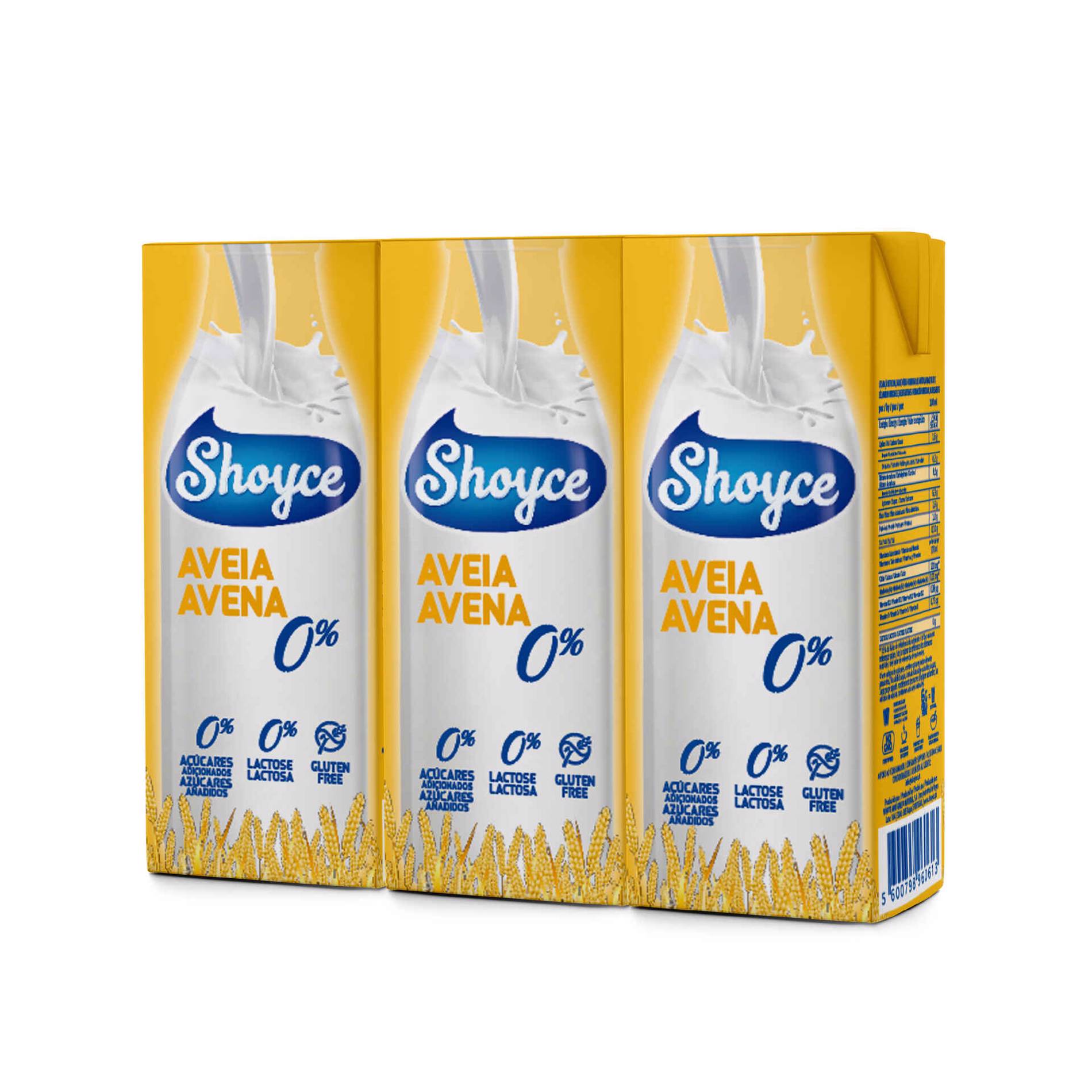 Bebida Vegetal de Aveia - emb. 3 x 200 ml - Shoyce Hug | Continente Online