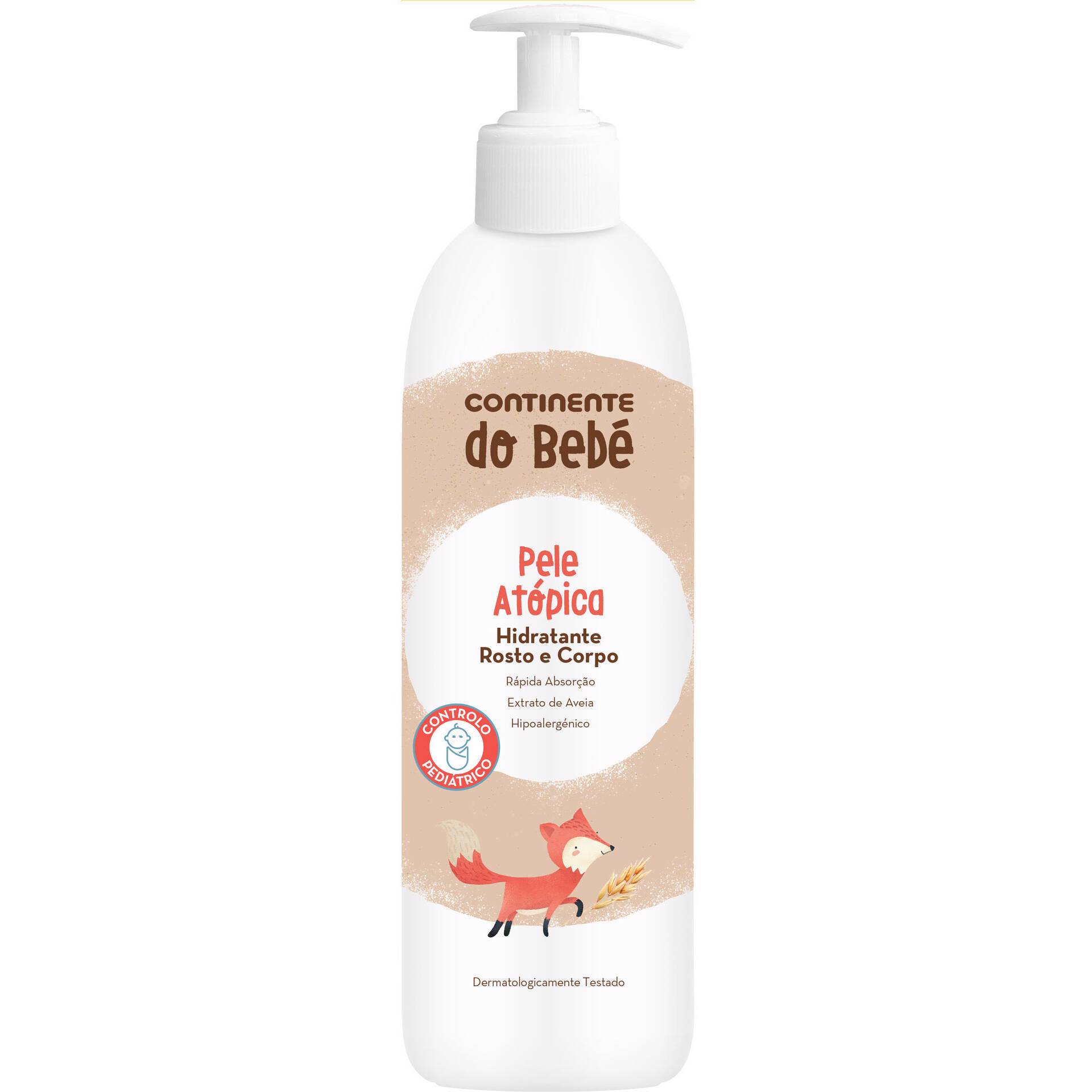 Creme Hidratante Pele Atópica Continente do Bebé - emb. 500 ml ...
