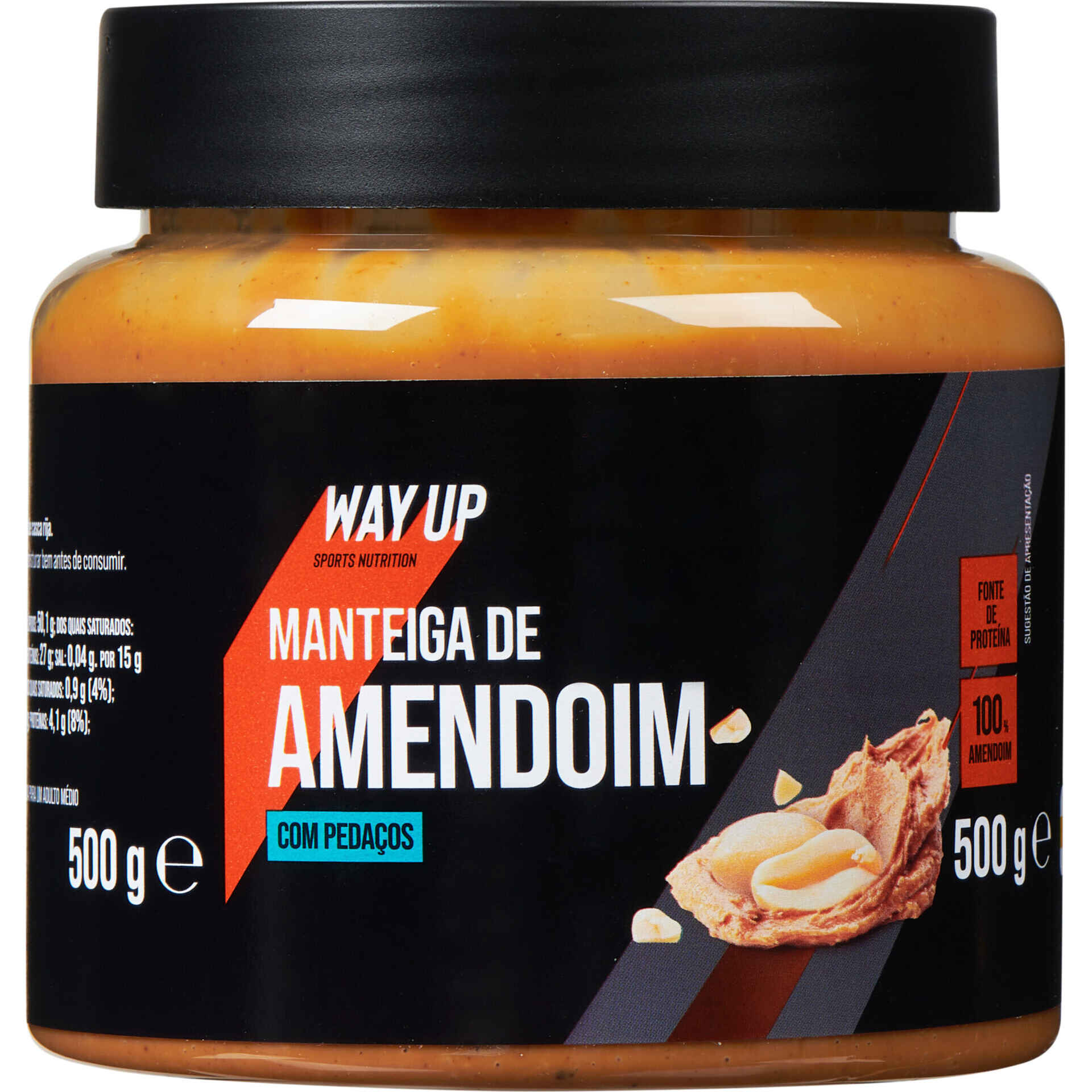 Manteiga de Amendoim Pedaços Way Up | Continente Online