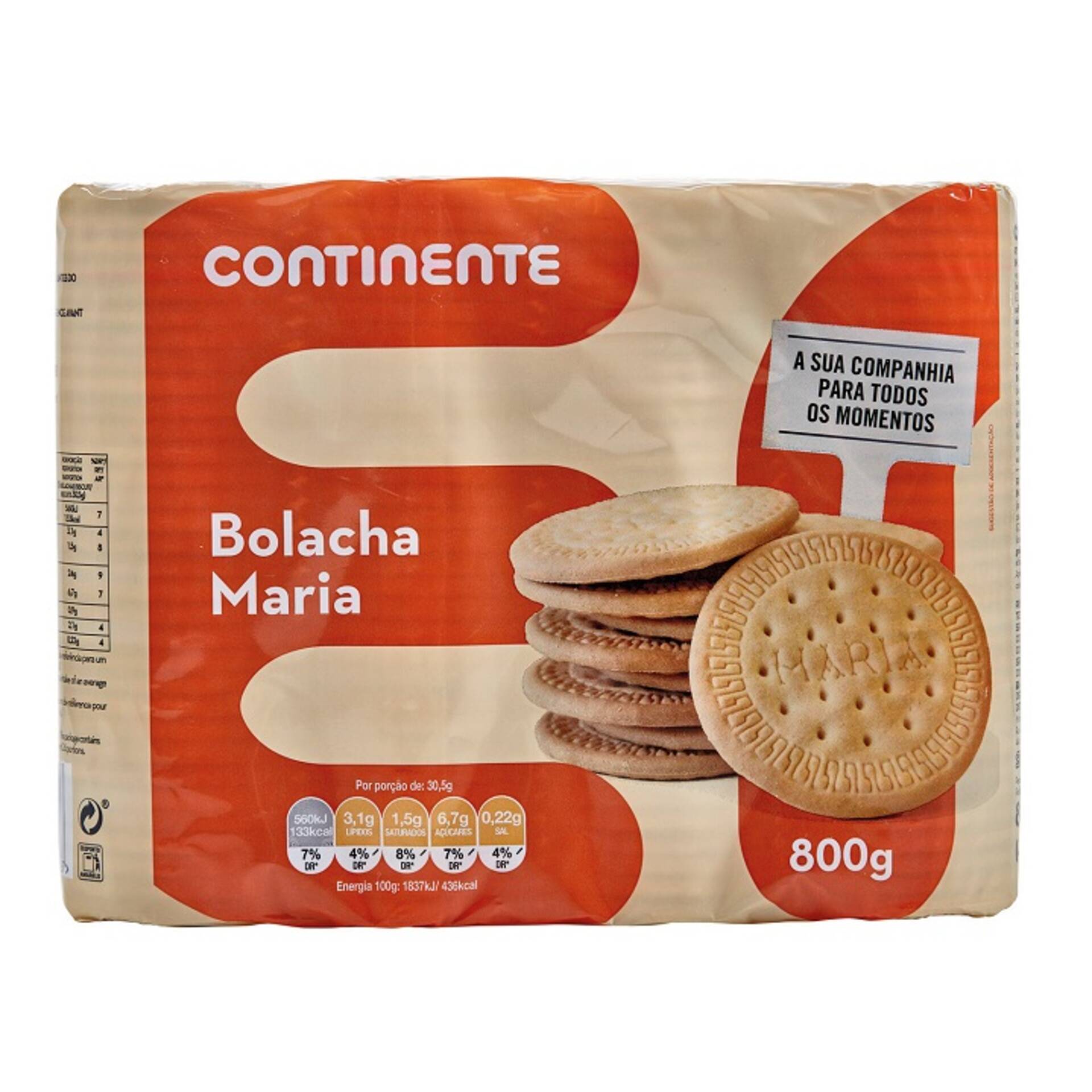 Bolachas Maria Continente | Continente Online