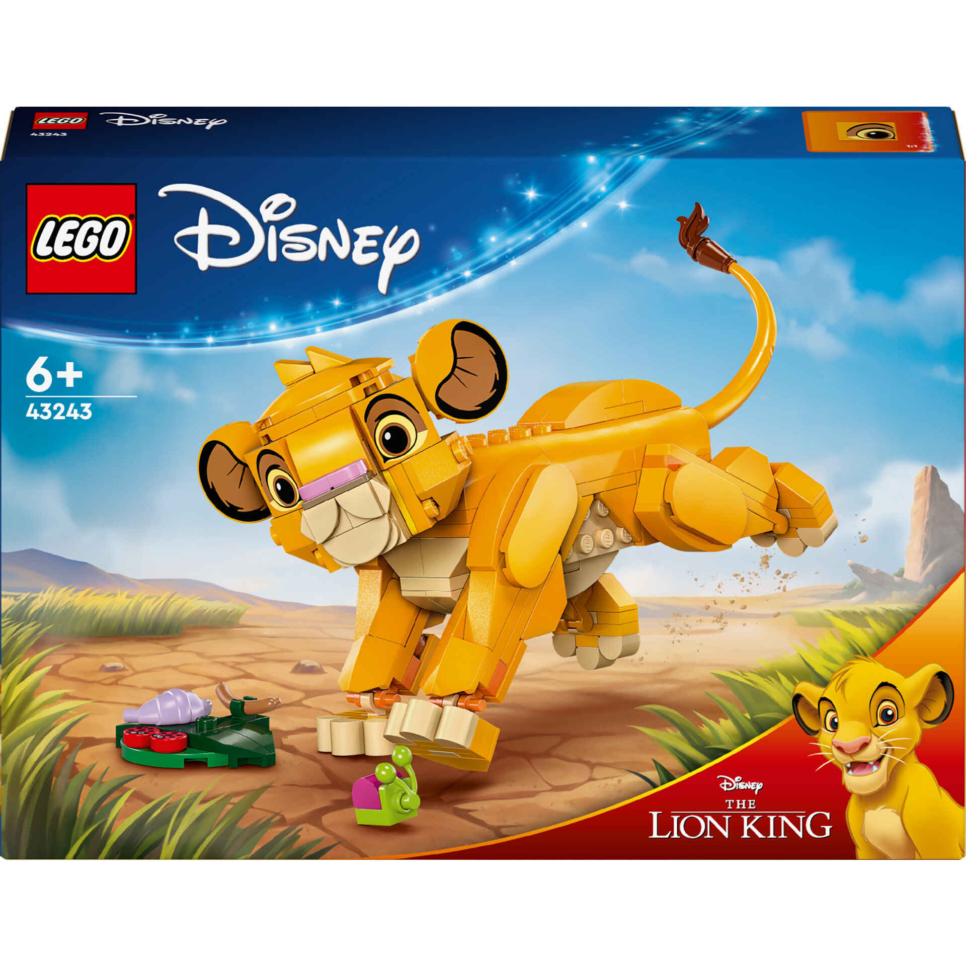 Simba, O Rei Leão: Versão Cria - 43243 LEGO Disney | Continente Online