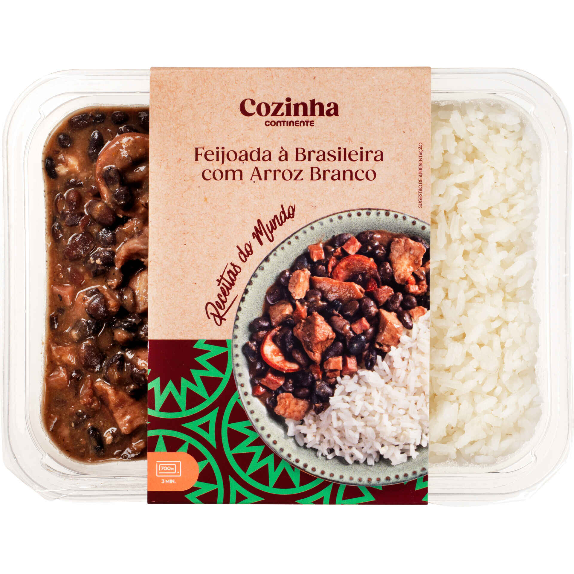 Feijoada Brasileira com Arroz Branco Cozinha Continente - emb. 350 gr ...